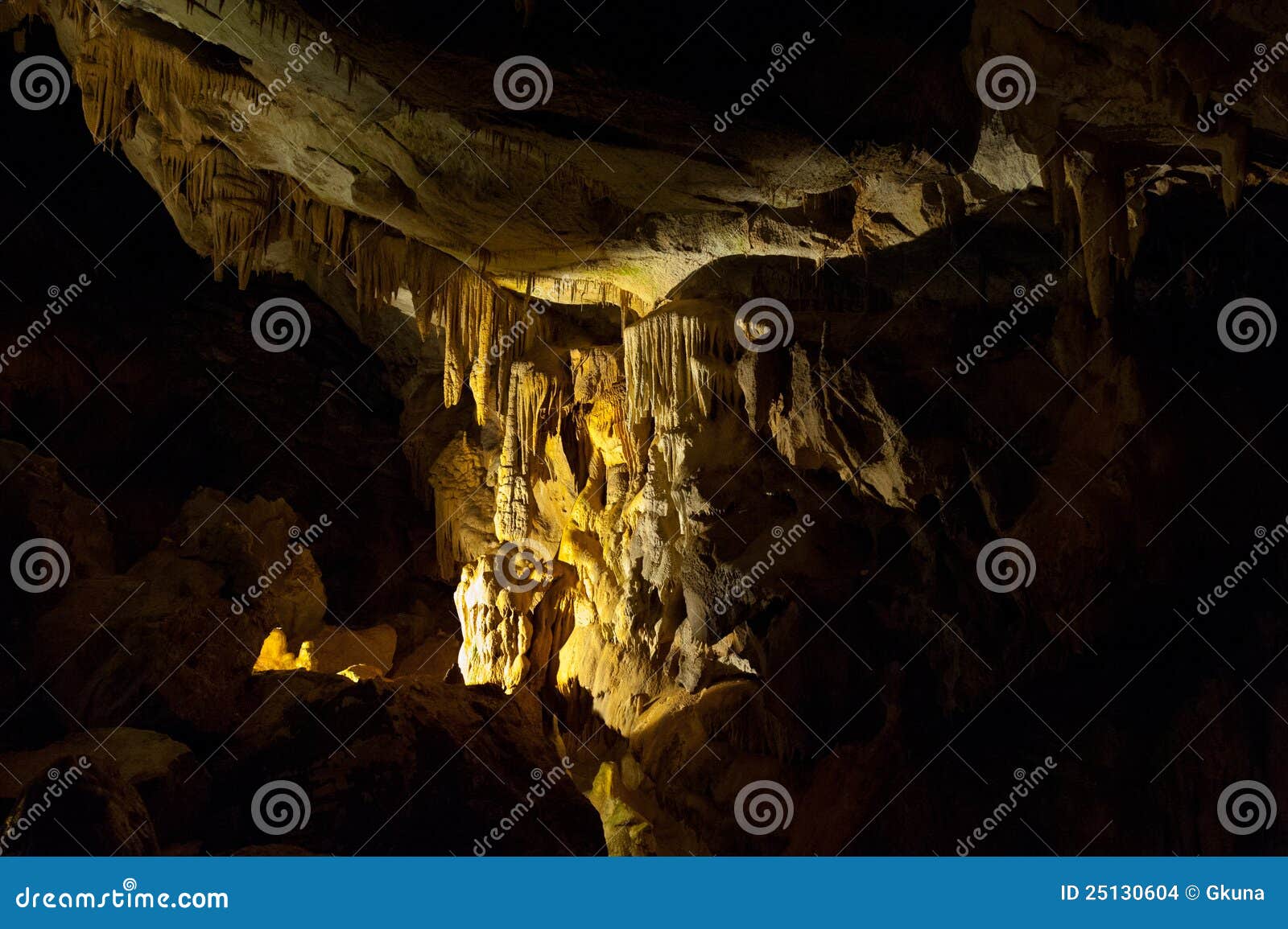 Dark Cave stock photo. Image of natural, crystal, landscape - 25130604