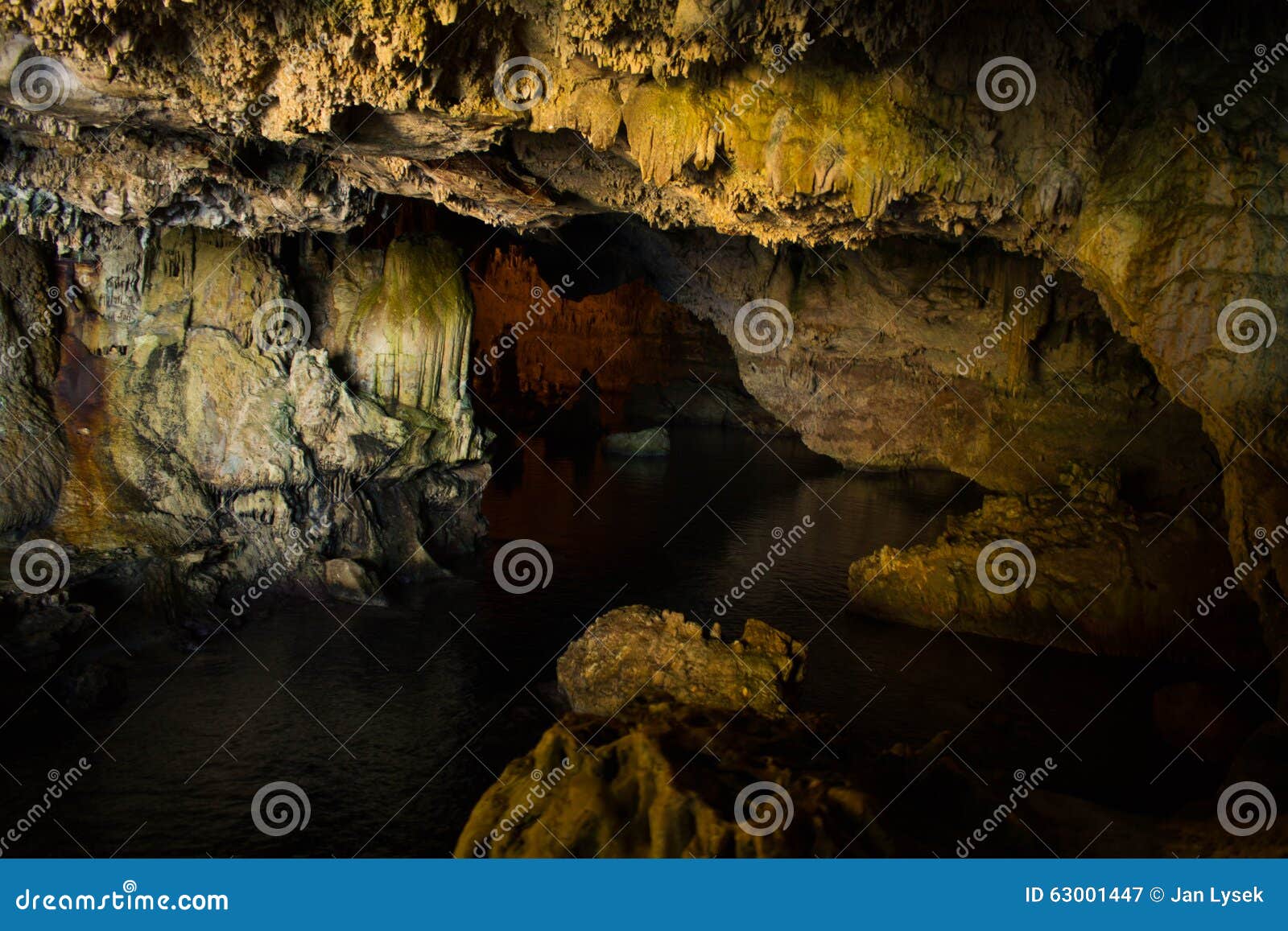 Dark cave stock image. Image of salt, rock, water, dark - 63001447