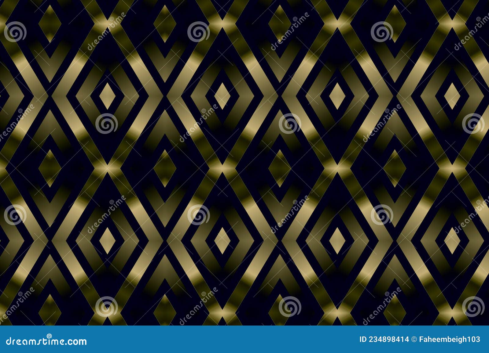 Dark Chains of Diamonds or Triangles Pattern Stock Illustration ...