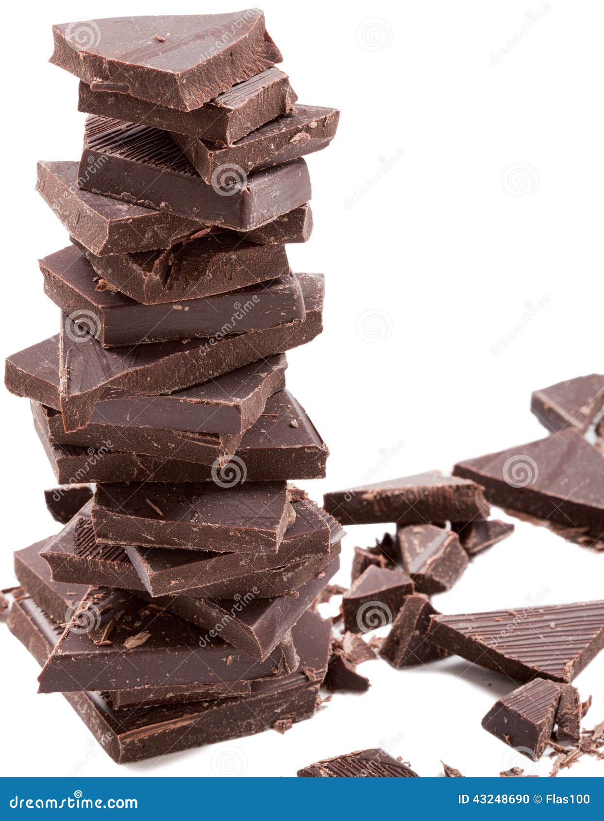 Dark chocolate bars stack stock photo. Image of pleasure - 43248690