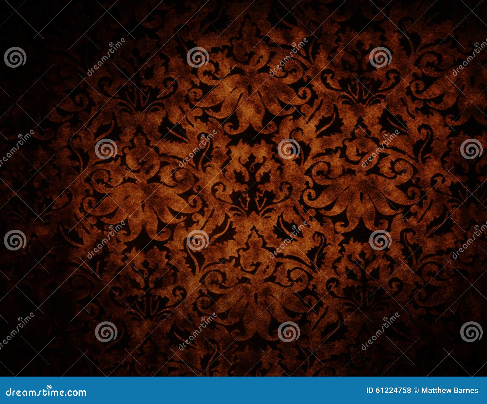 Dark Chocolate Color Brocade Pattern Abstract Background Stock Photo ...