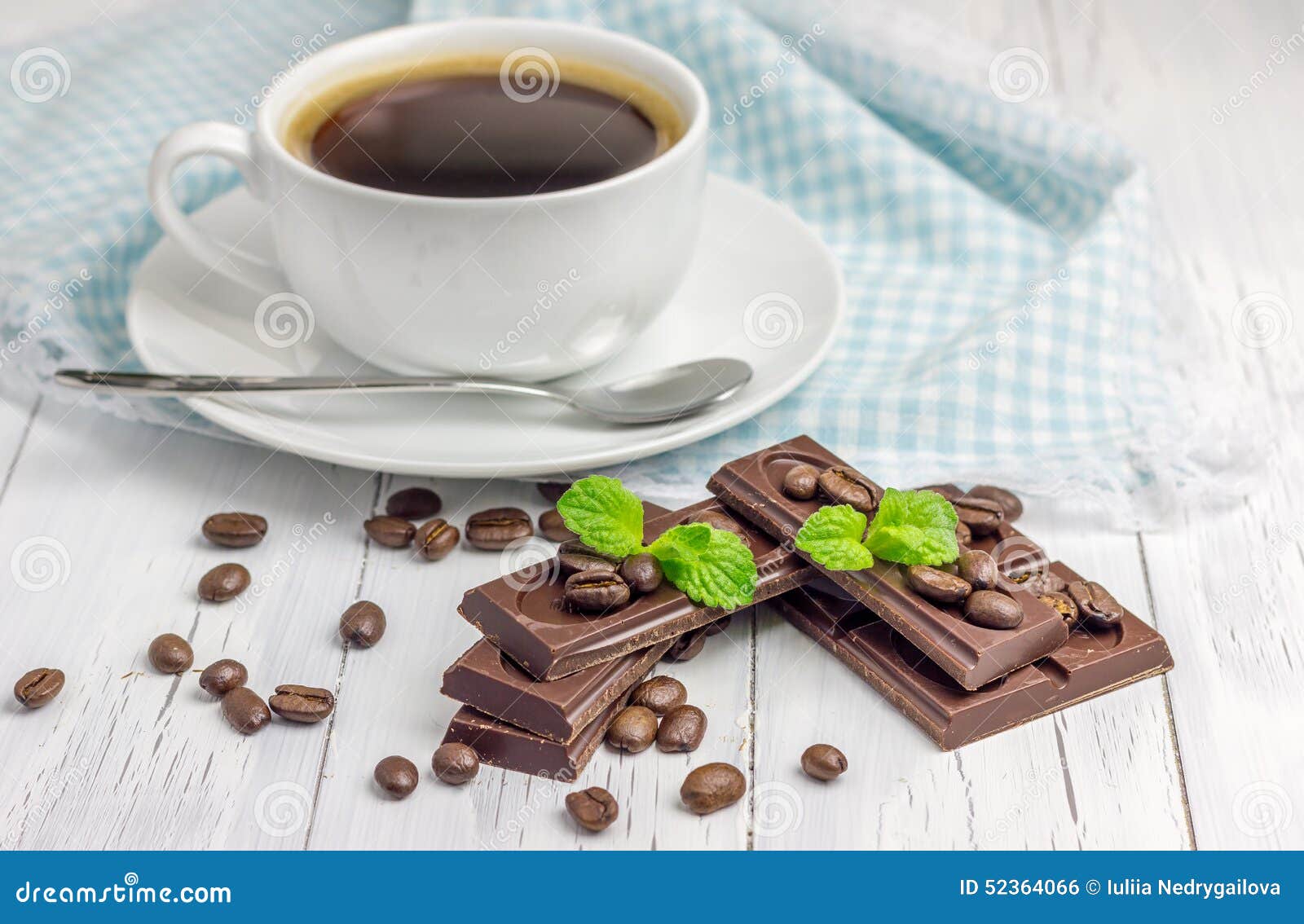 Dark Chocolate with a Cup of Coffee Stock Photo - Image of cocoa ...