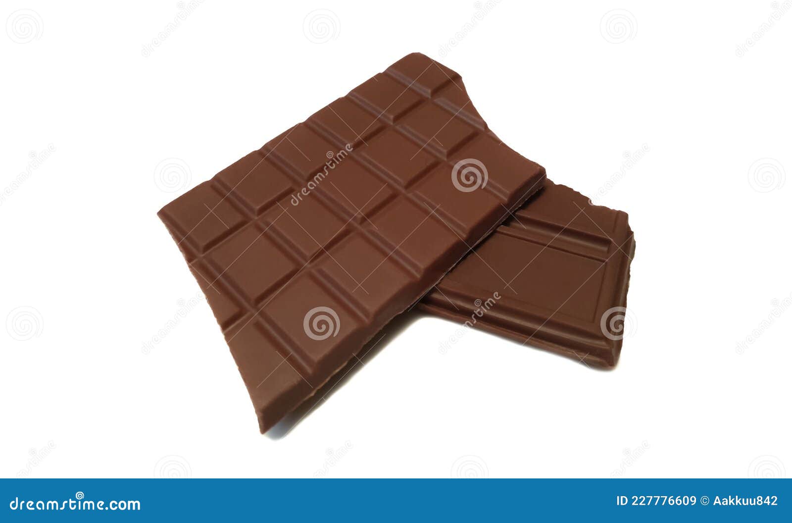 Dark Chocolate Isolated on White Background Stock Image - Image of ...