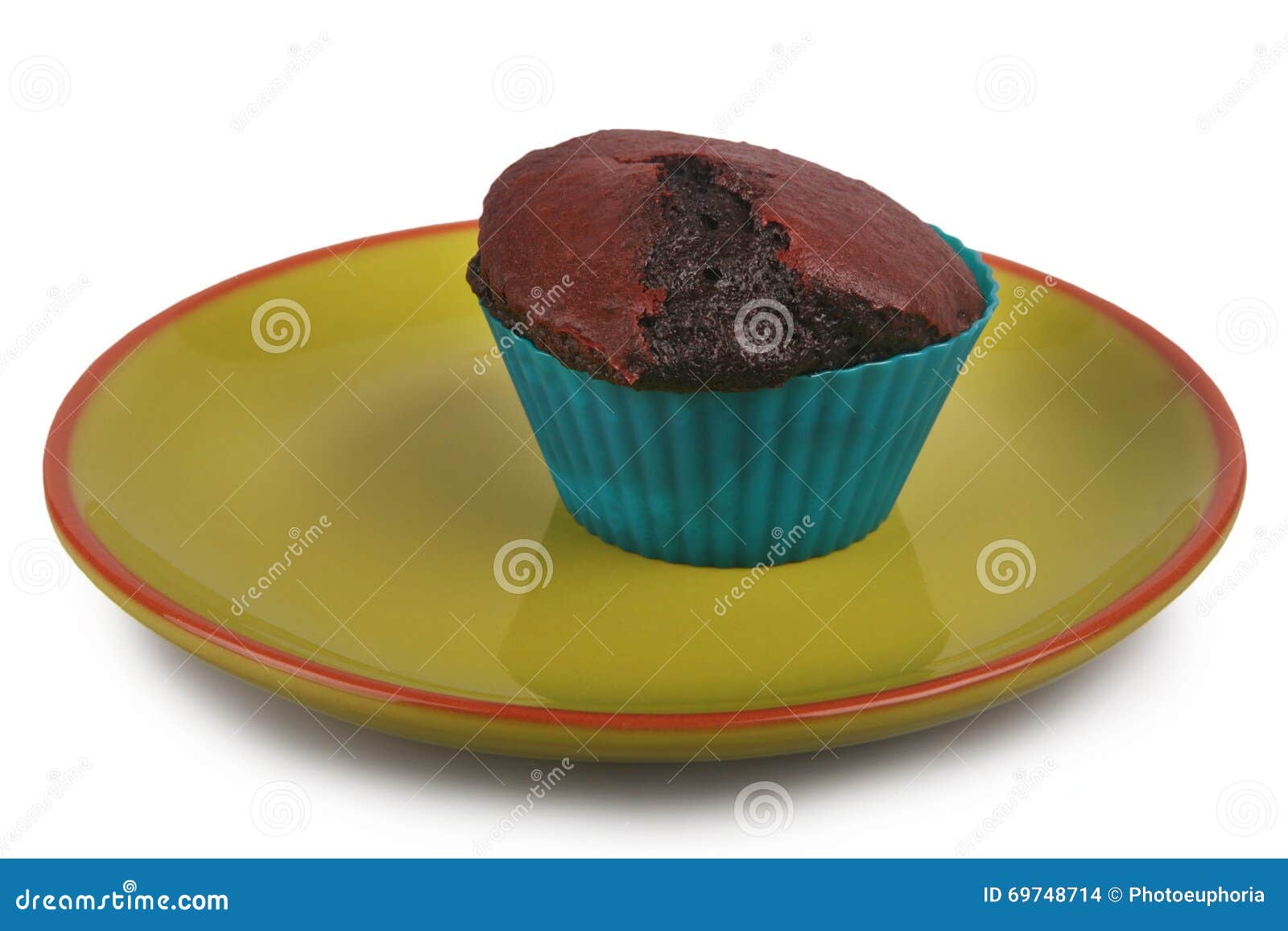 Dark Chocolate Muffin stock photo. Image of delicious - 69748714