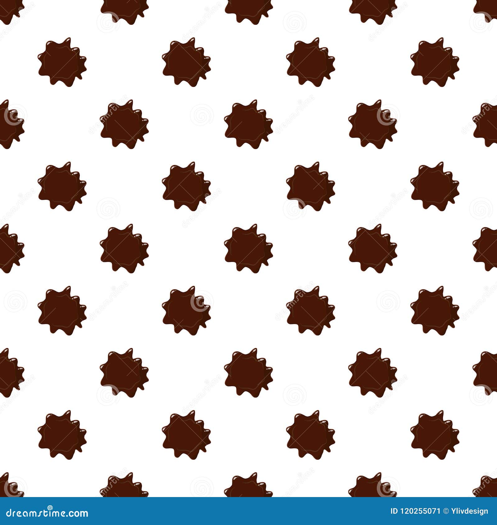 Dark chocolate pattern stock vector. Illustration of bitter - 120255071