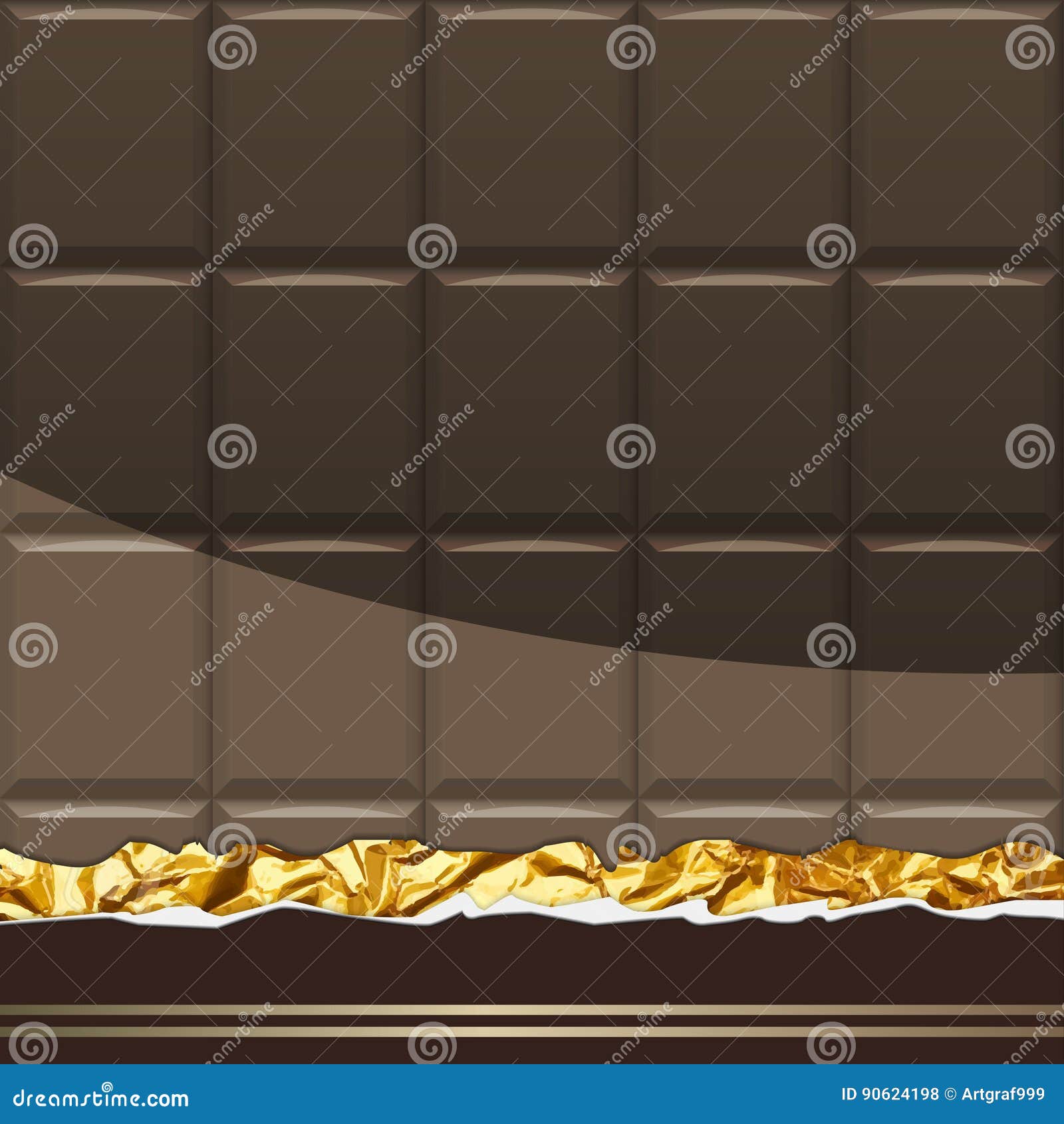 Dark Chocolate Pattern. Vector Illustration Stock Illustration ...