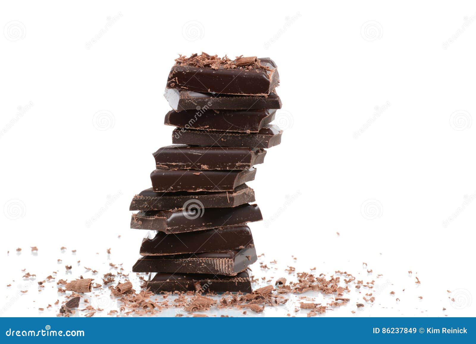 Dark Chocolate Bars With Nuts And Chocolate Candies On White Background ...
