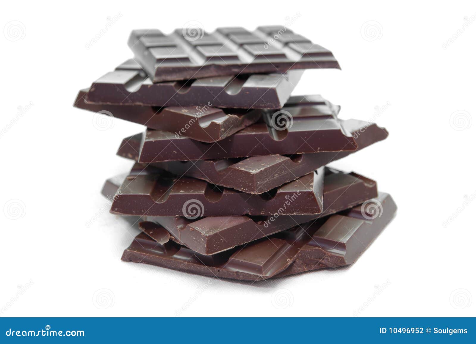 Dark Chocolate Tablets stock photo. Image of eating, indulgence - 10496952