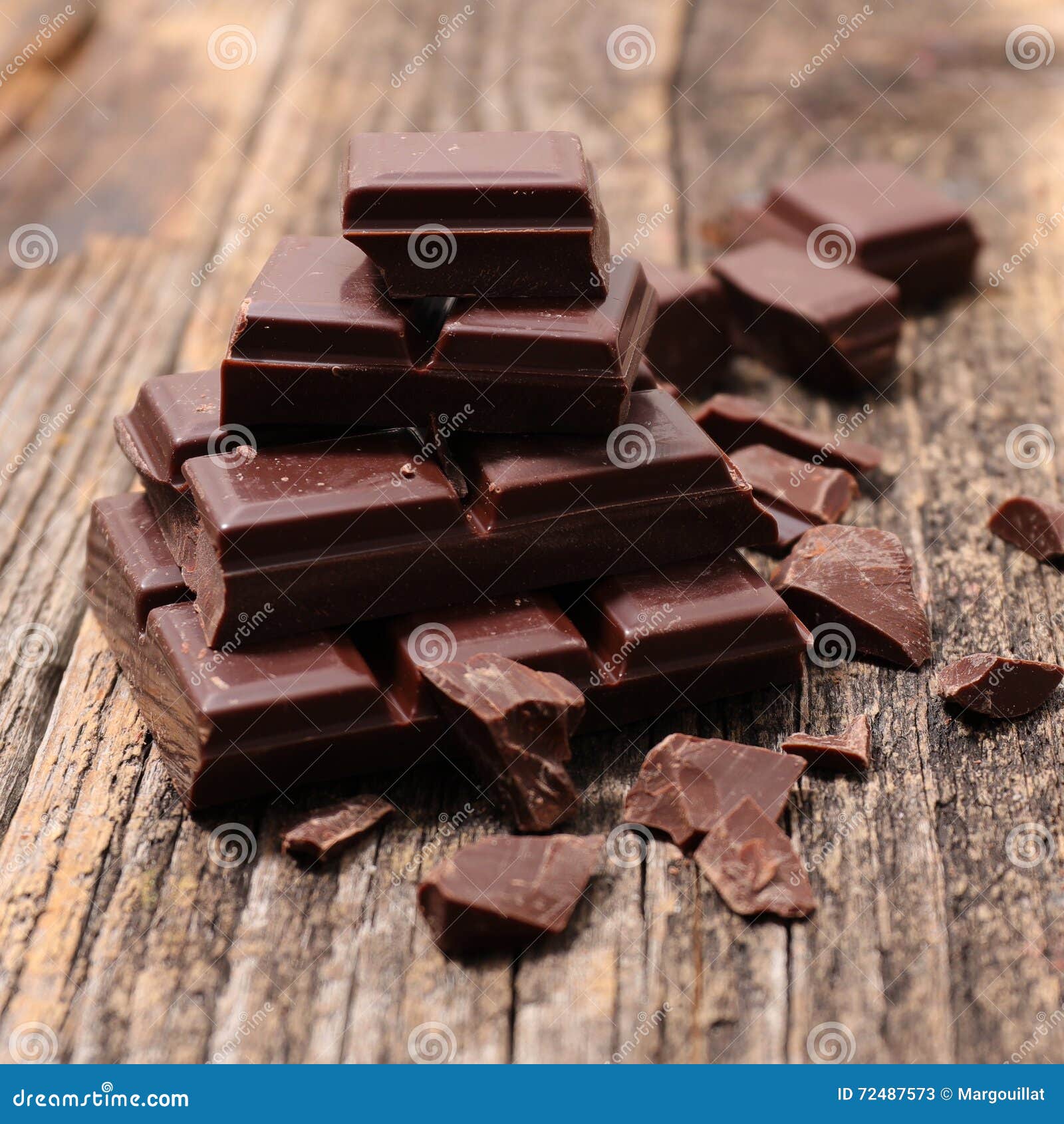 Dark chocolate stock image. Image of dessert, dark, cocoa - 72487573