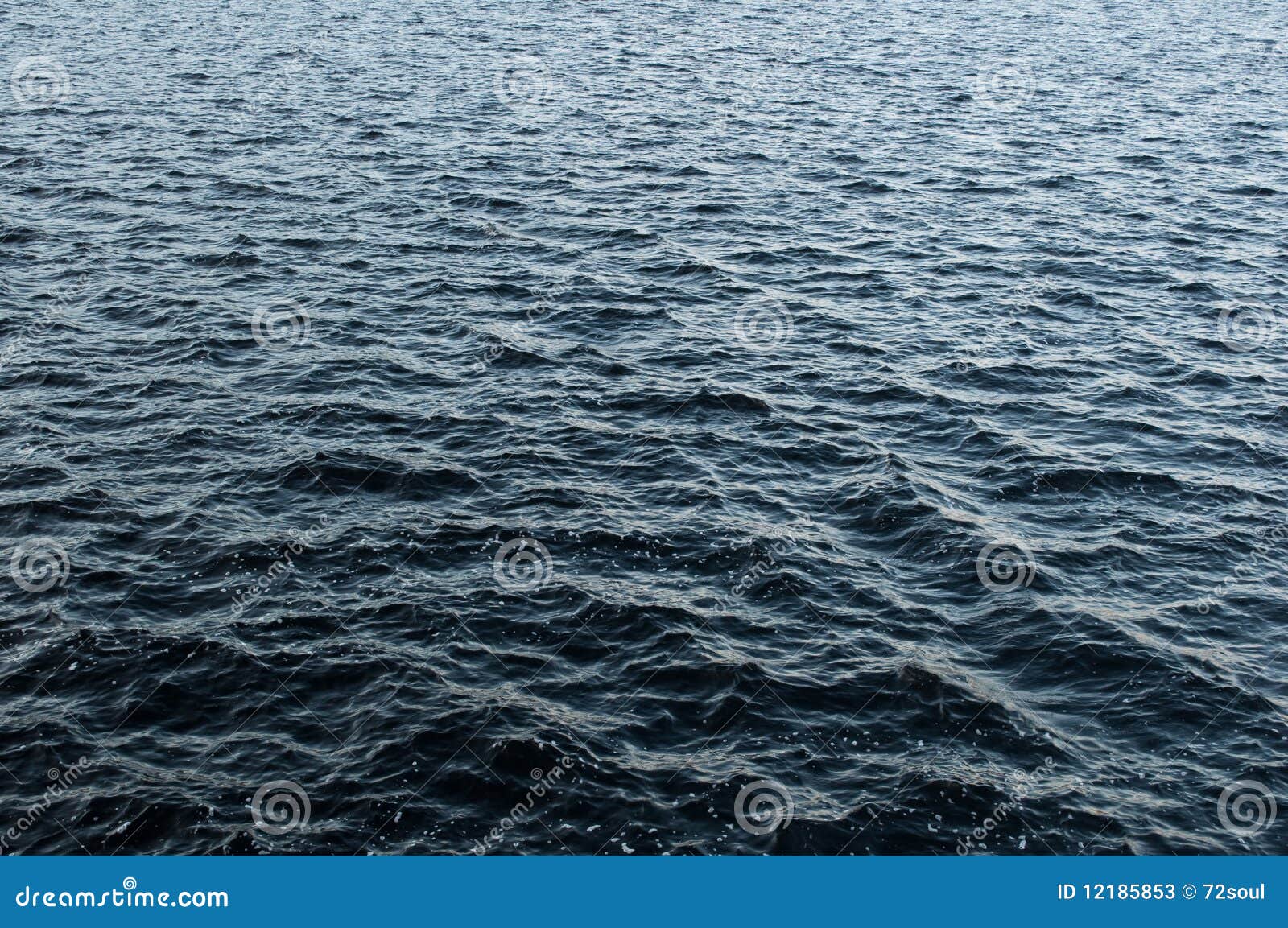 Dark choppy water. stock image. Image of foam, dangerous - 12185853