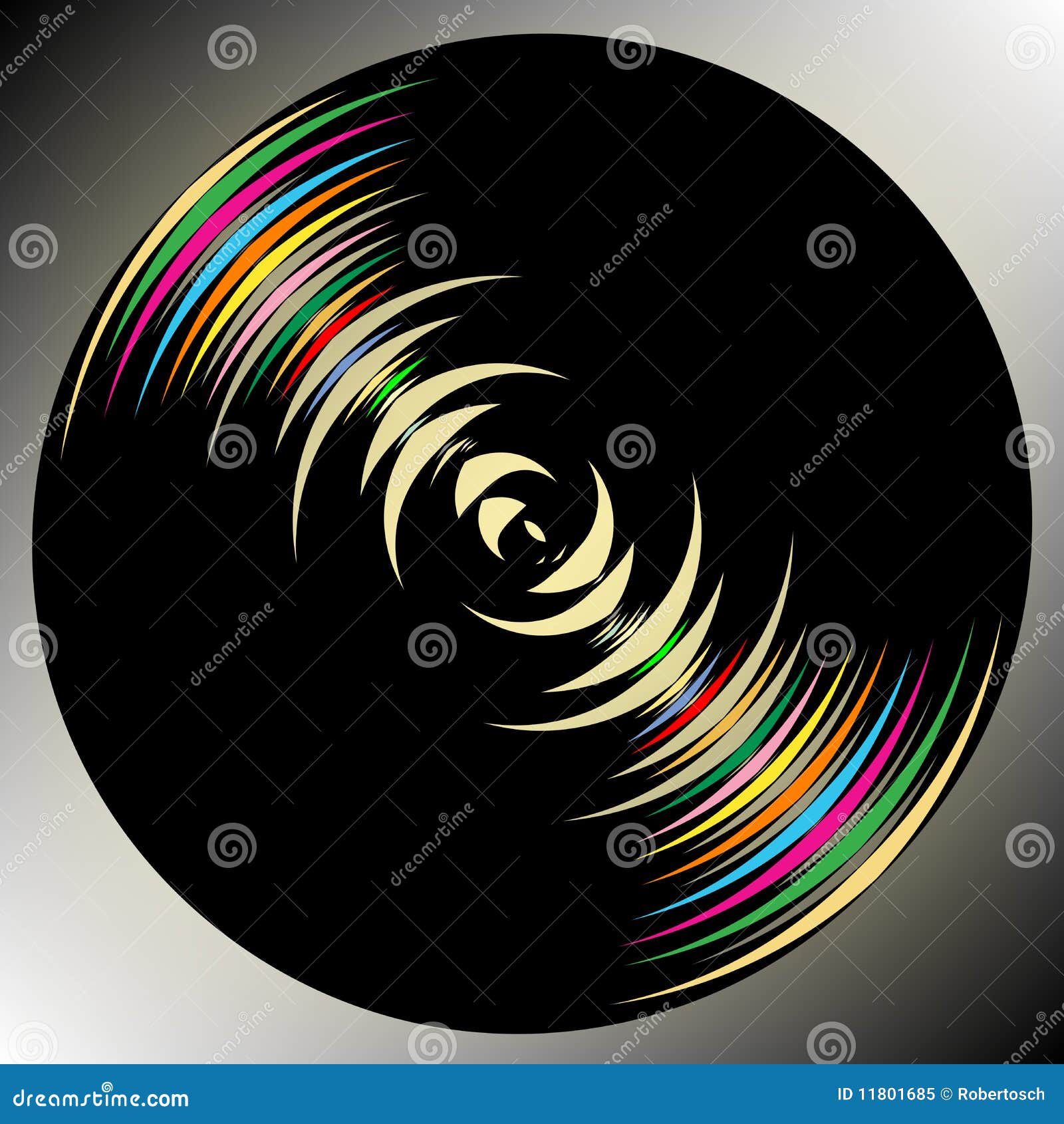 Dark circle background stock vector. Illustration of group - 11801685