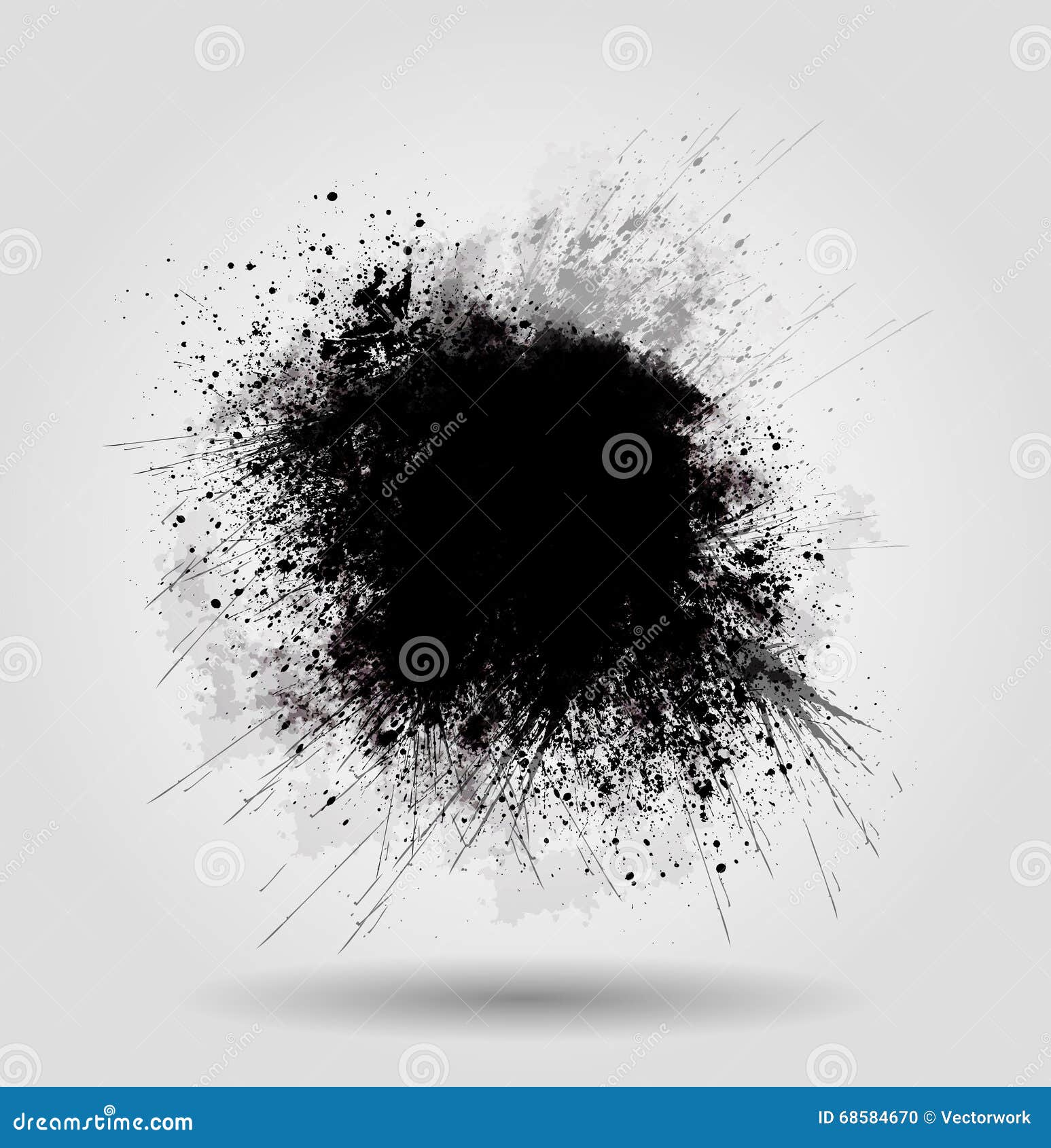 Dark Cloud Explosion Dirt Grunge Style Stock Vector - Illustration of ...