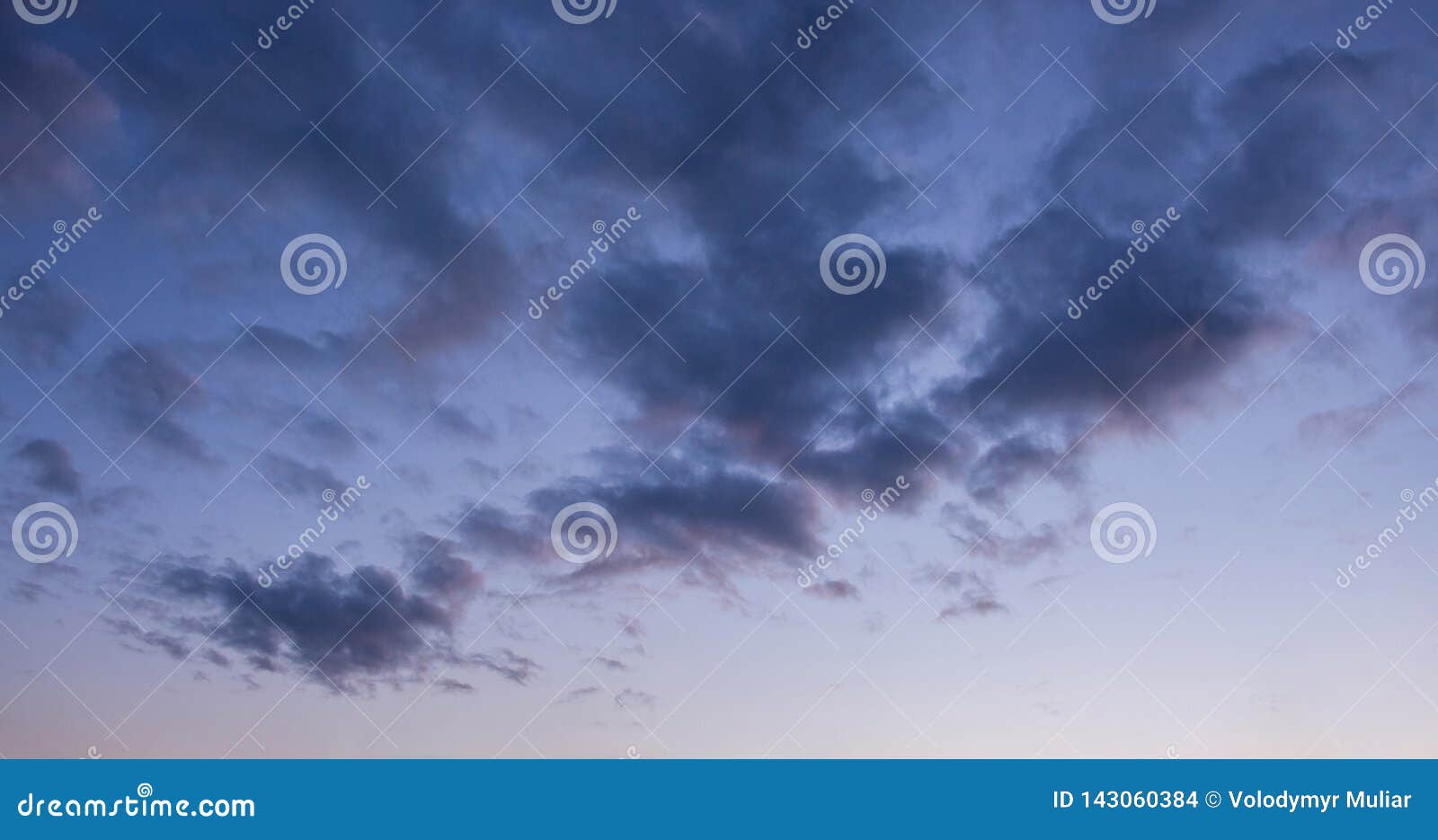 Dark Clouds in the Evening Sky. Background with Clouds in the Dark Sky ...