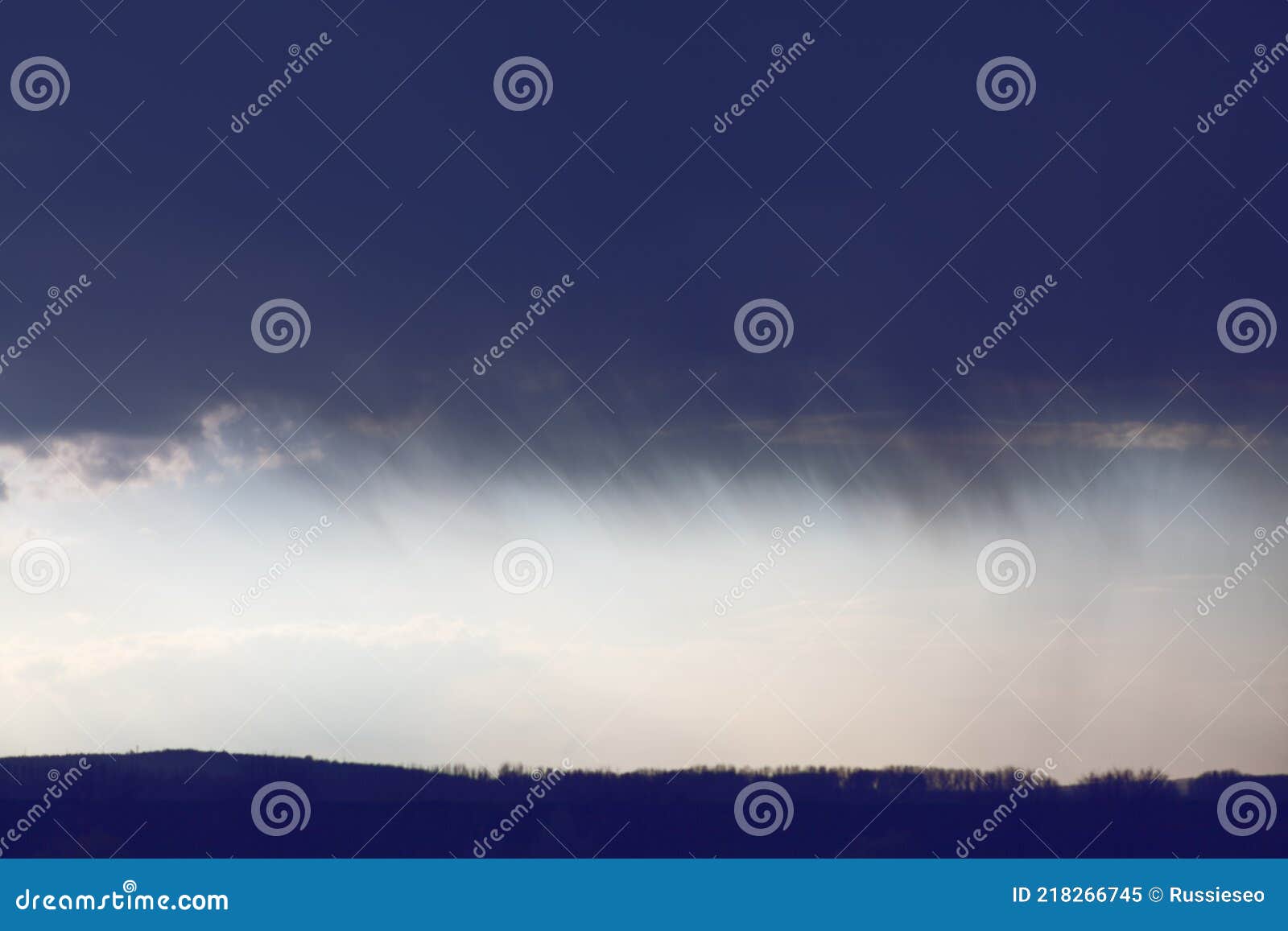 Dark clouds with gale stock image. Image of ominous - 218266745
