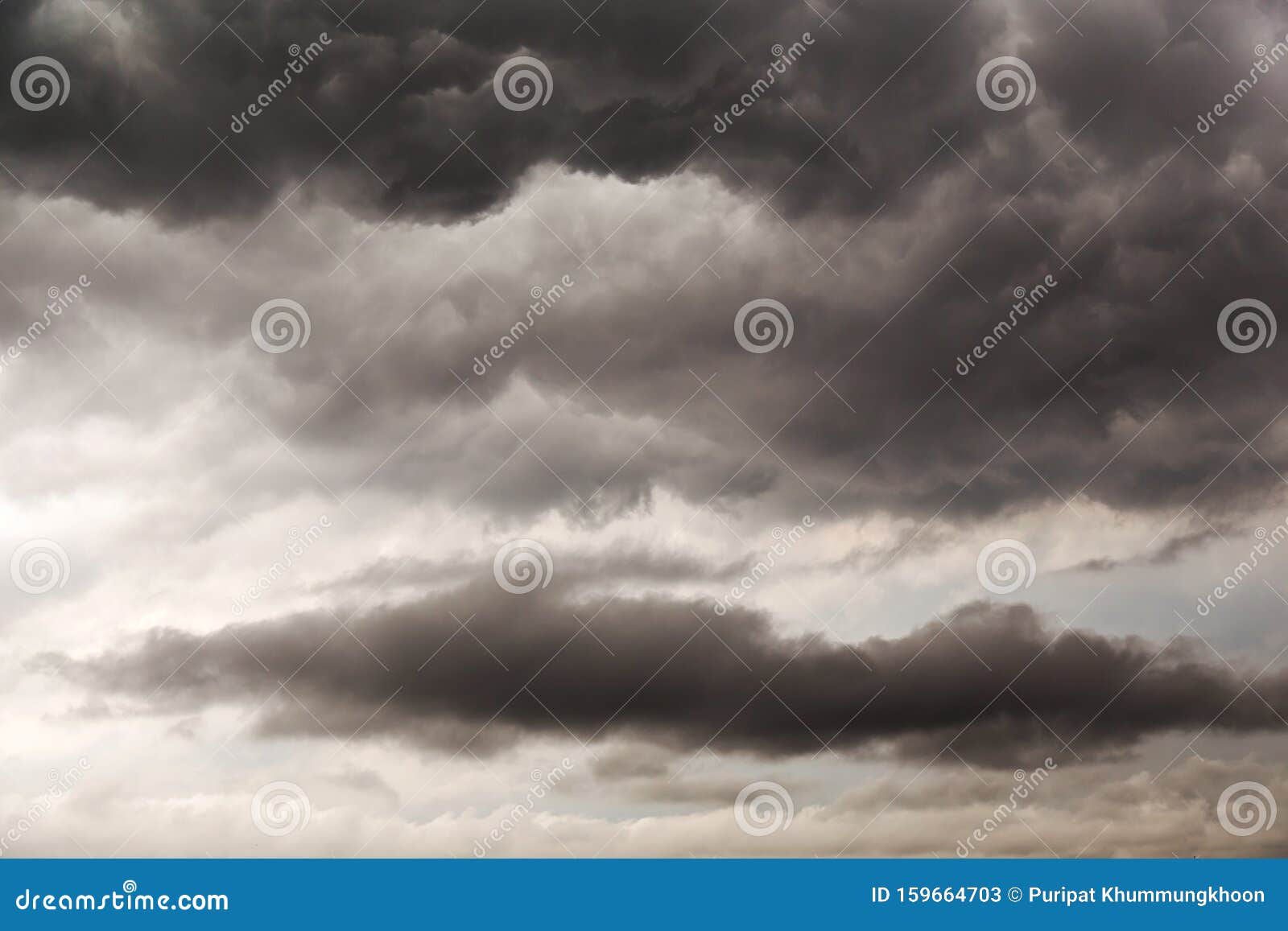 Dark Clouds before Heavy Raining. Clouds Background Stock Image - Image ...