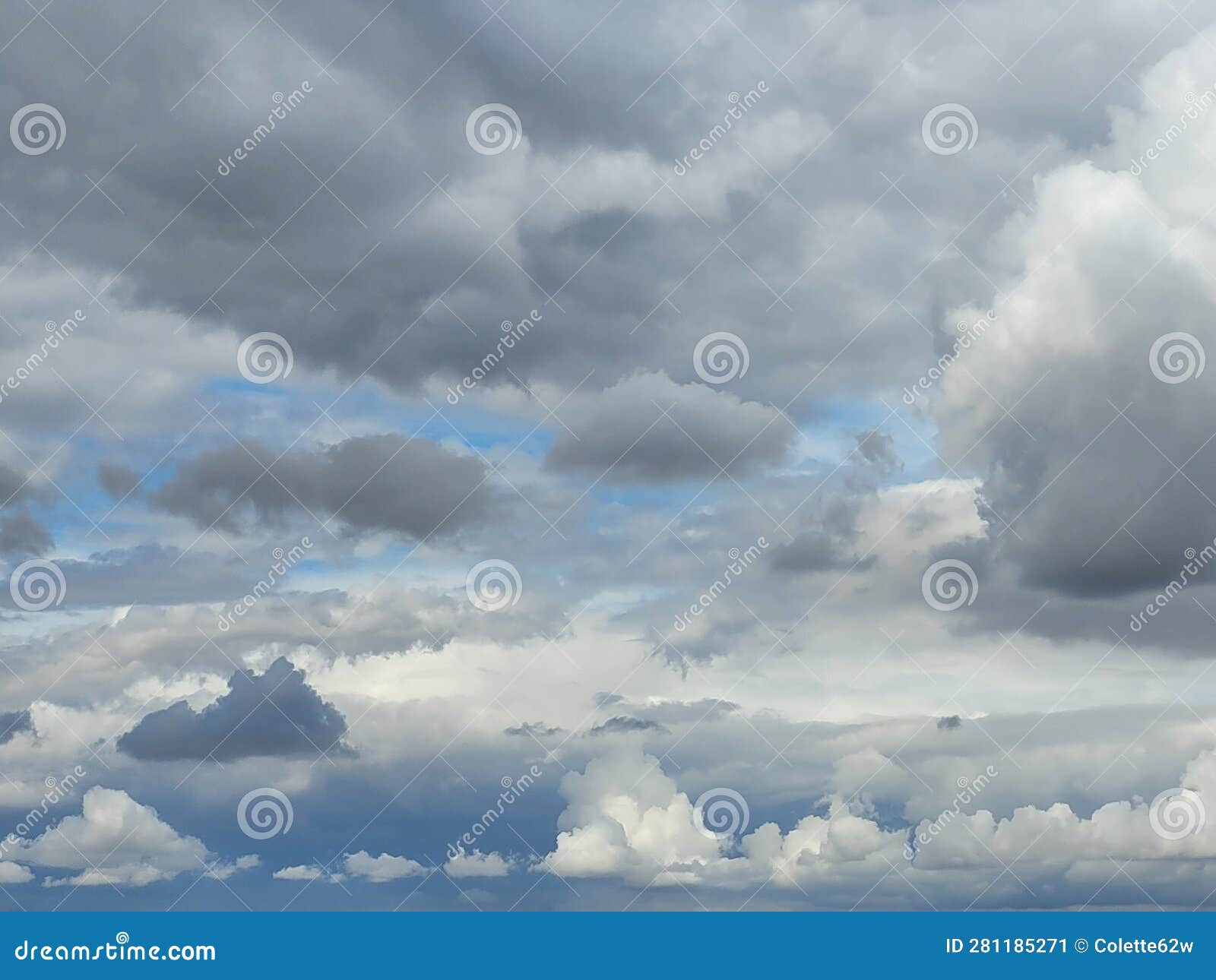 Dark Clouds Sky - Moody Weather - Rain Coming Stock Image - Image of ...