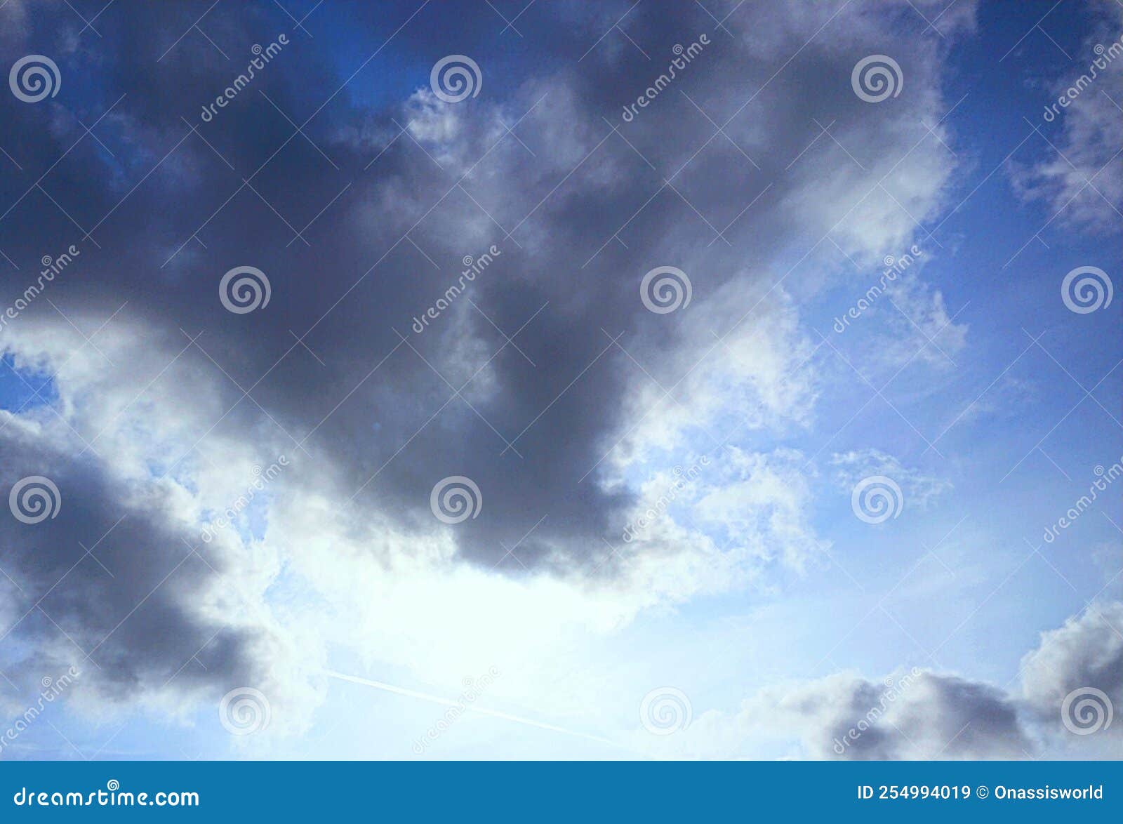 Dark Cloudy Skies. Weather Forecast Stock Image - Image of dark, ambie ...