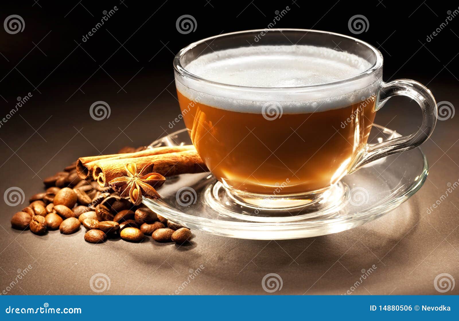 Dark coffee stock photo. Image of cafe, cappuccino, milk - 14880506