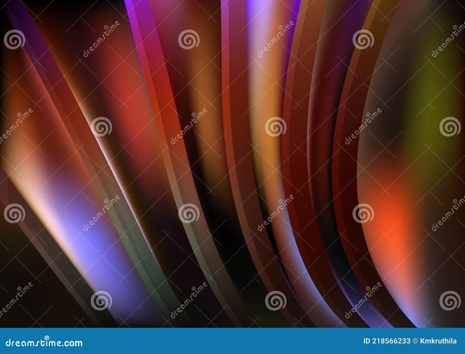 Dark Color 3D Wave Stripe Background Vector Graphic Stock Vector ...