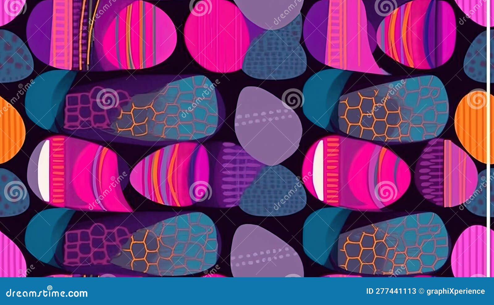 Dark Color Fabric Pattern Design Stock Illustration - Illustration of ...