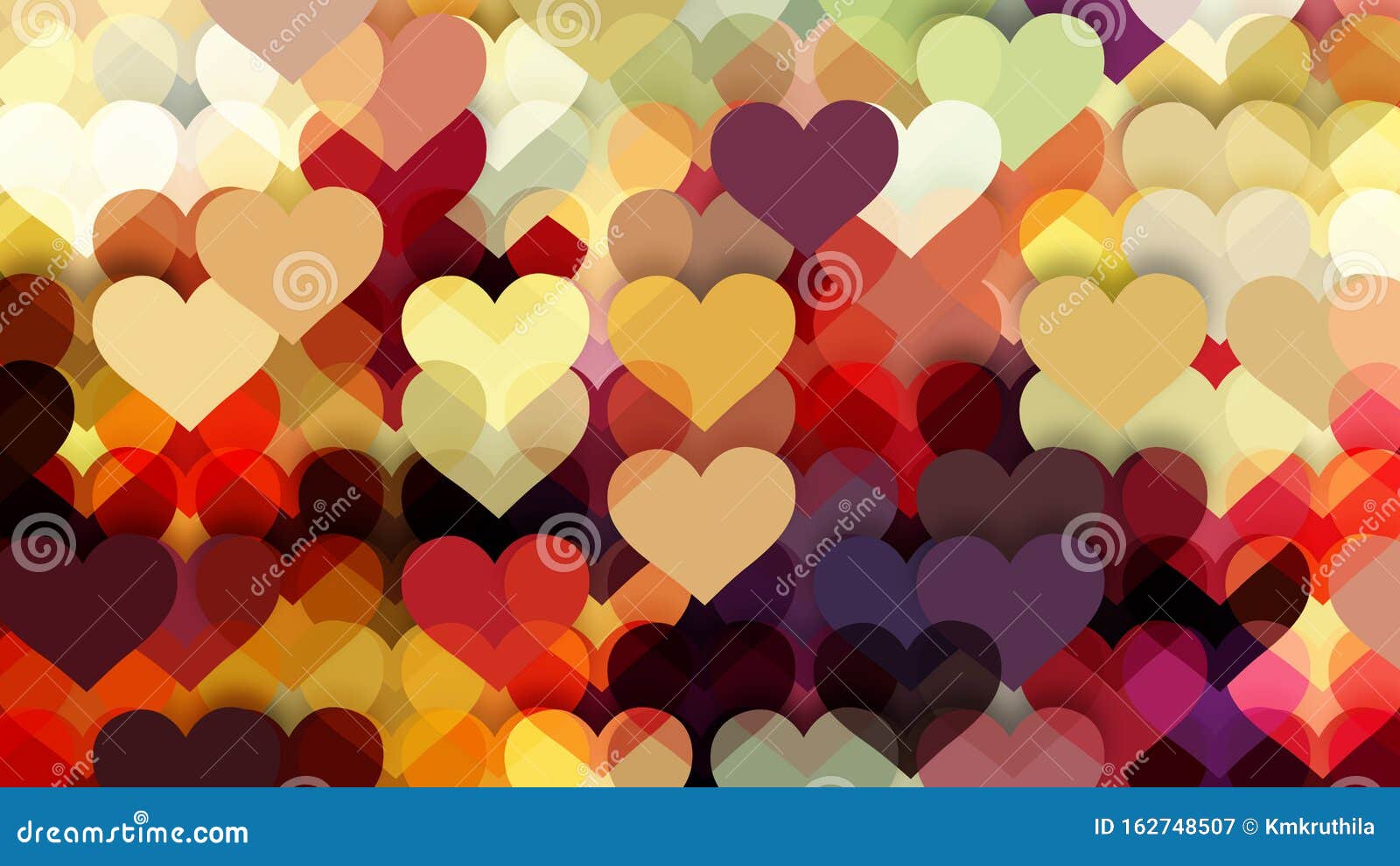 Dark Color Heart Background Stock Vector - Illustration of happy, love ...