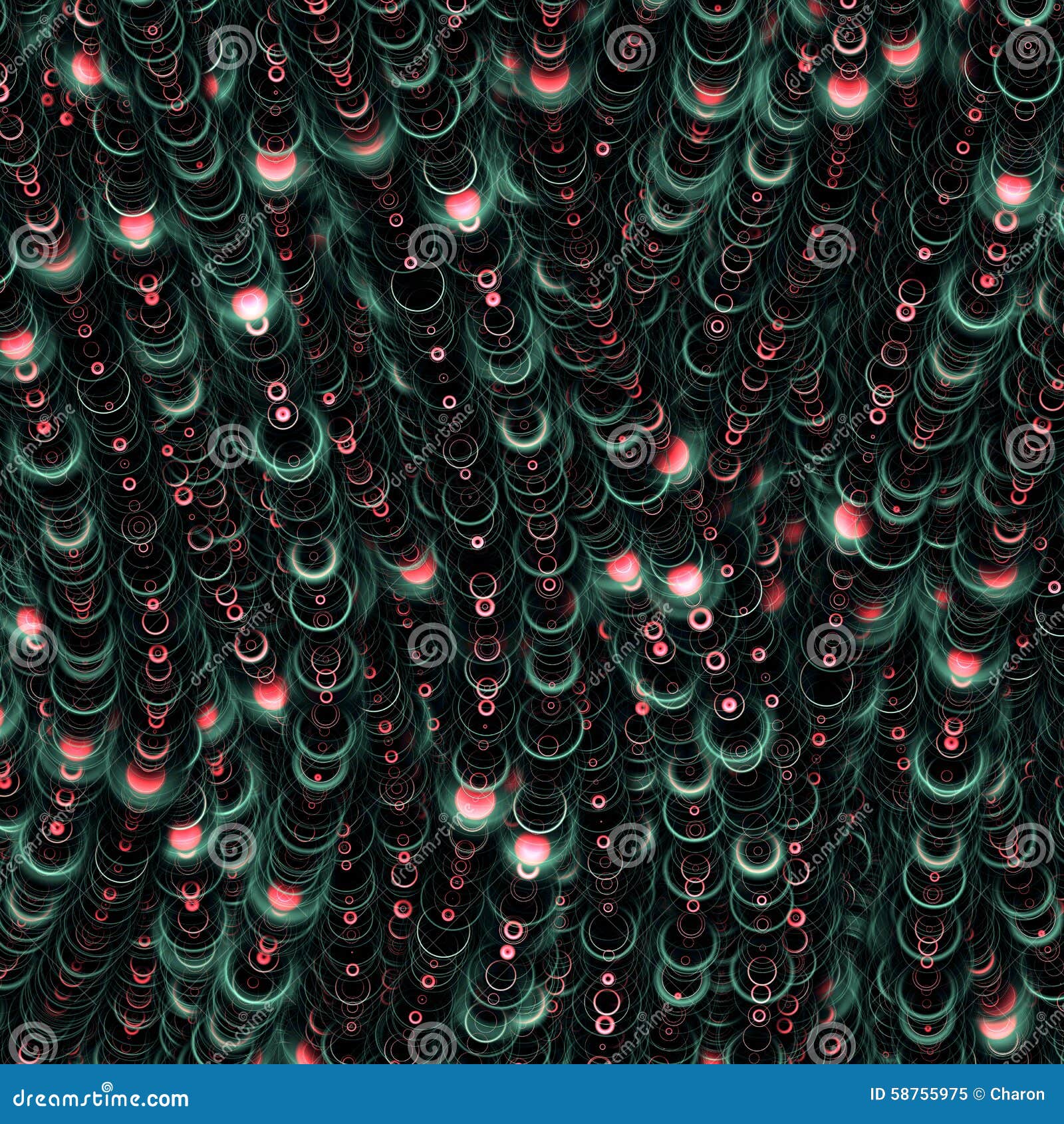 Mysterious Pattern With Eyes On A Black Background. Vector Illustration ...