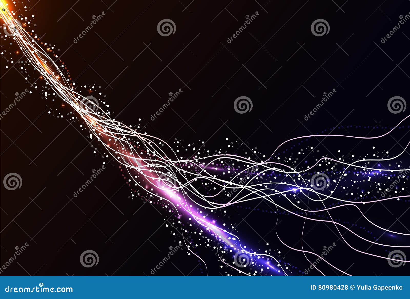 Dark Colorful Light Effect. Vector Illustration Stock Vector ...