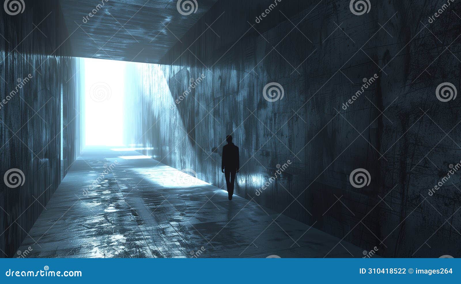 A Dark Liminal Space With Computer Lines Royalty-Free Stock Photo ...