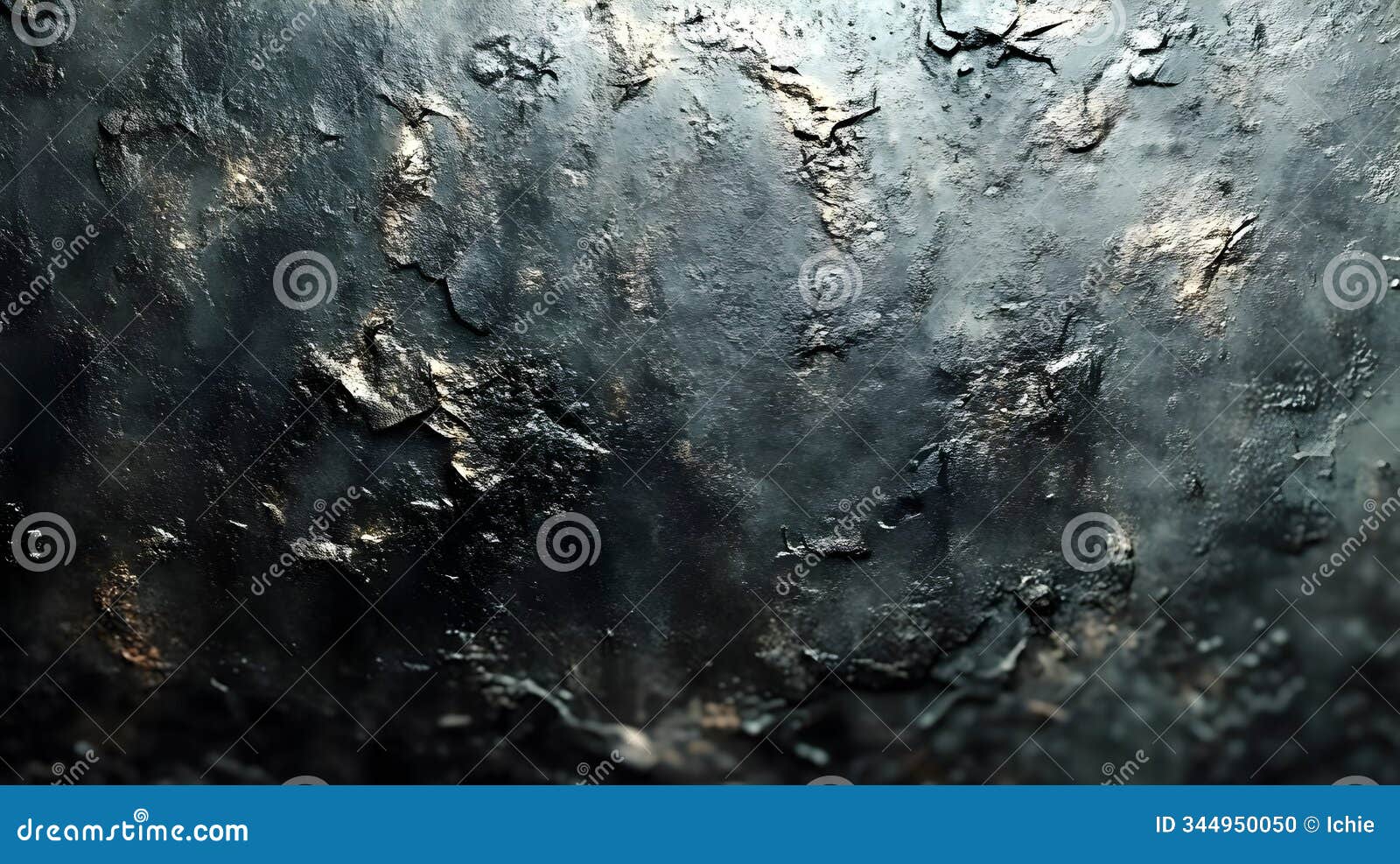 Dark Cracked Metal Texture Background Stock Illustration - Illustration ...
