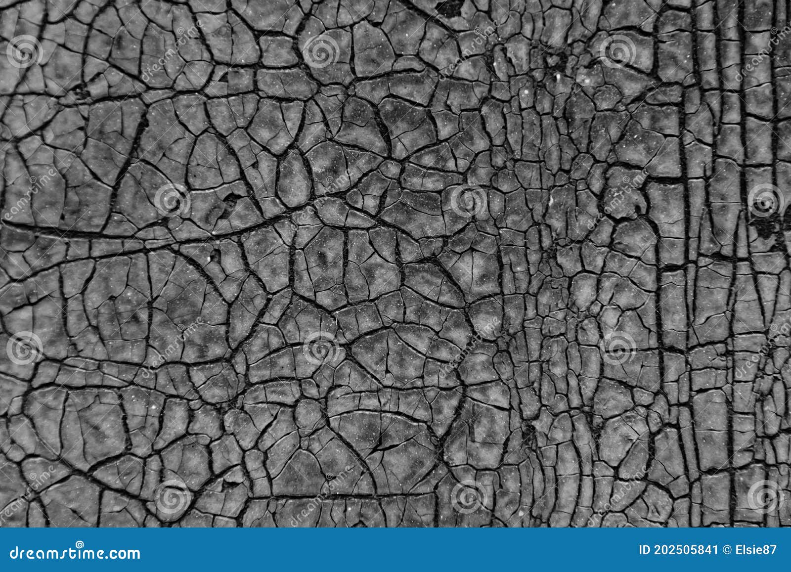 Dark Cracked Texture Background. Old Sheet of Rubber. Stock Image ...