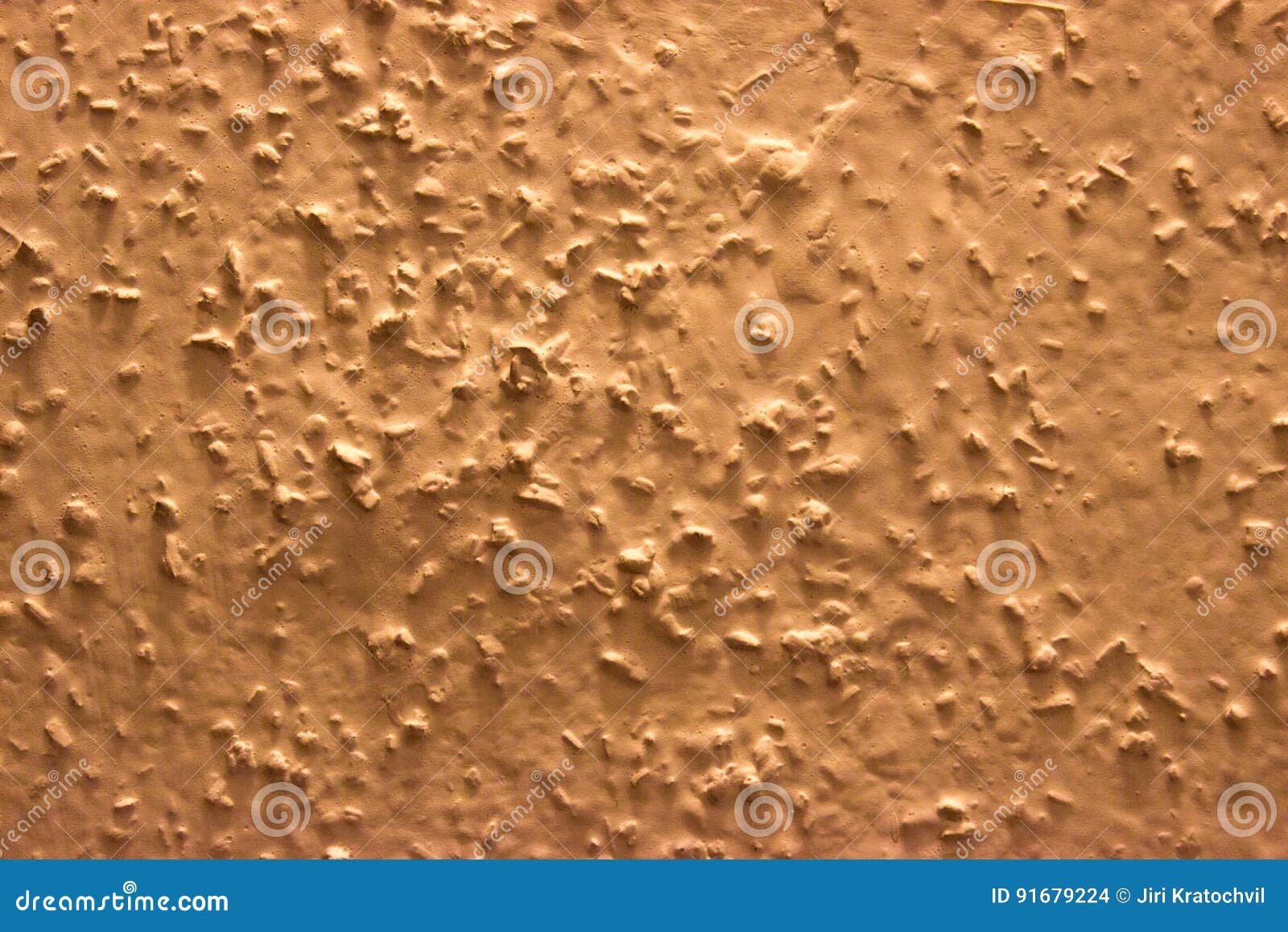 Dark Cream Color Grained Wall Paint Stock Photo - Image of exterior ...