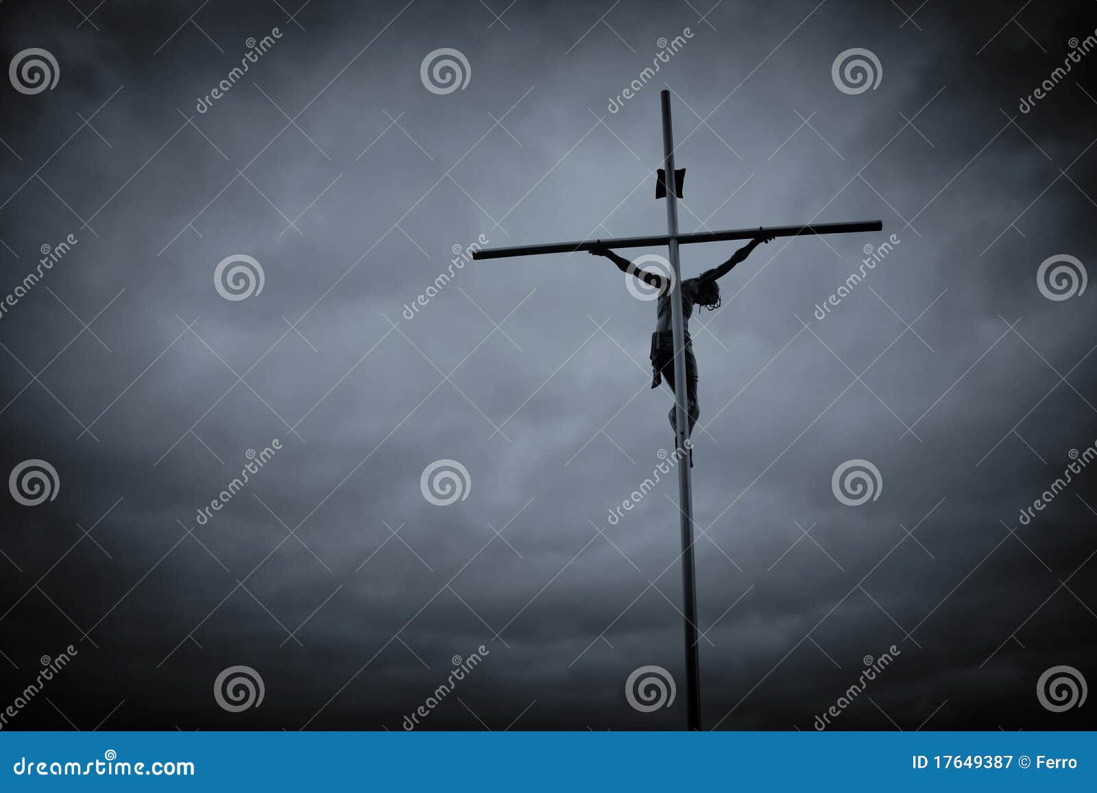 Dark Cross stock image. Image of dark, religion, color - 17649387