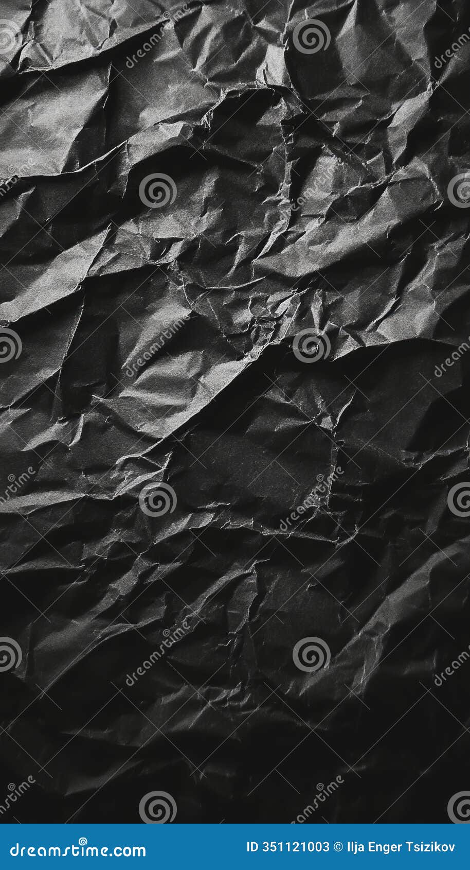 Dark Crumpled Paper Texture Background Royalty-Free Stock Photo ...