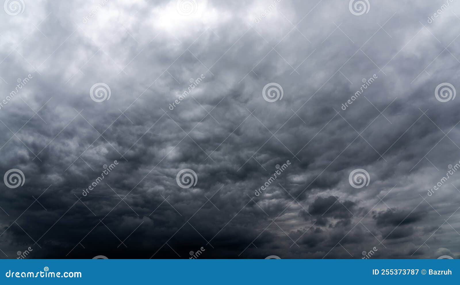 Dark Cumulus Thunderstorm Clouds Background Stock Image - Image of ...