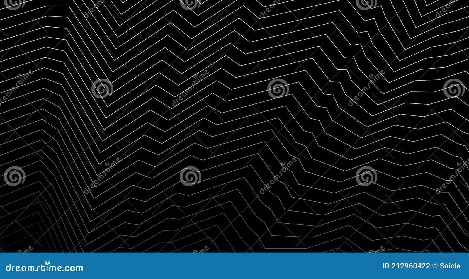 Dark Curved Refracted Geometric Lines Tech Background Stock Vector - Illustration of abstract ...
