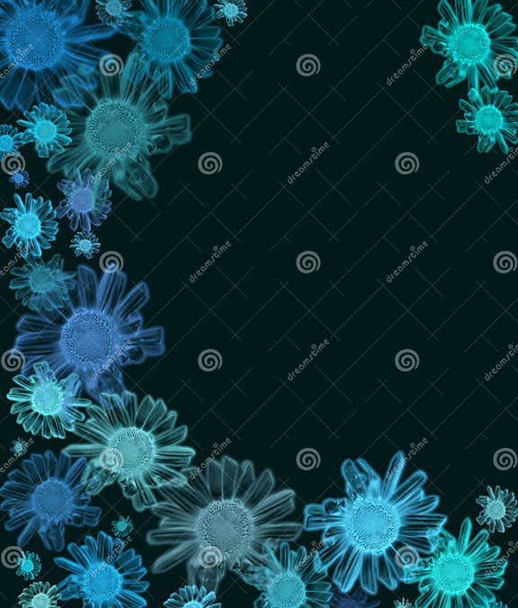Dark daisy Background stock illustration. Illustration of abstract - 763330