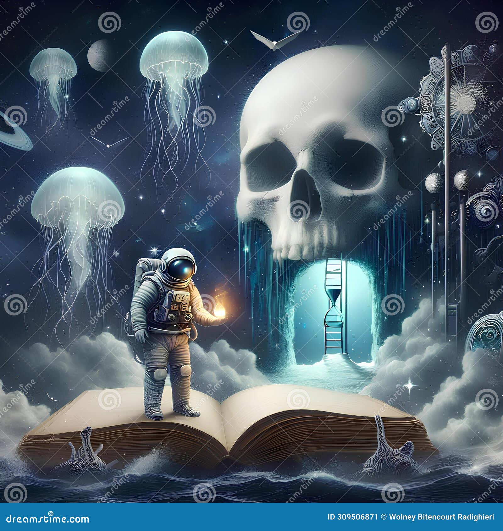 Dark Dangers in the Pursuit of Human Knowledge Stock Illustration ...