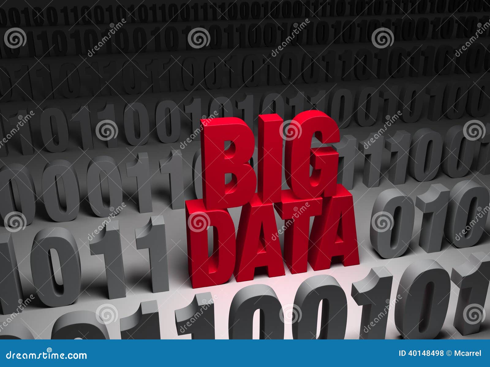 Dark Data, Big Data stock illustration. Illustration of informatics ...