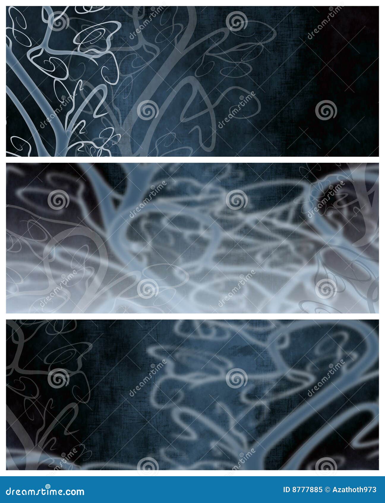 Dark Decorative Banners or Backgrounds Stock Illustration ...