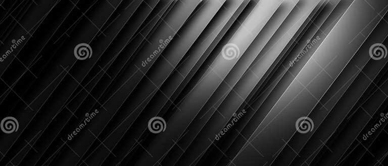 Dark Deep Black Dynamic Abstract Vector Background with Diagonal Lines ...