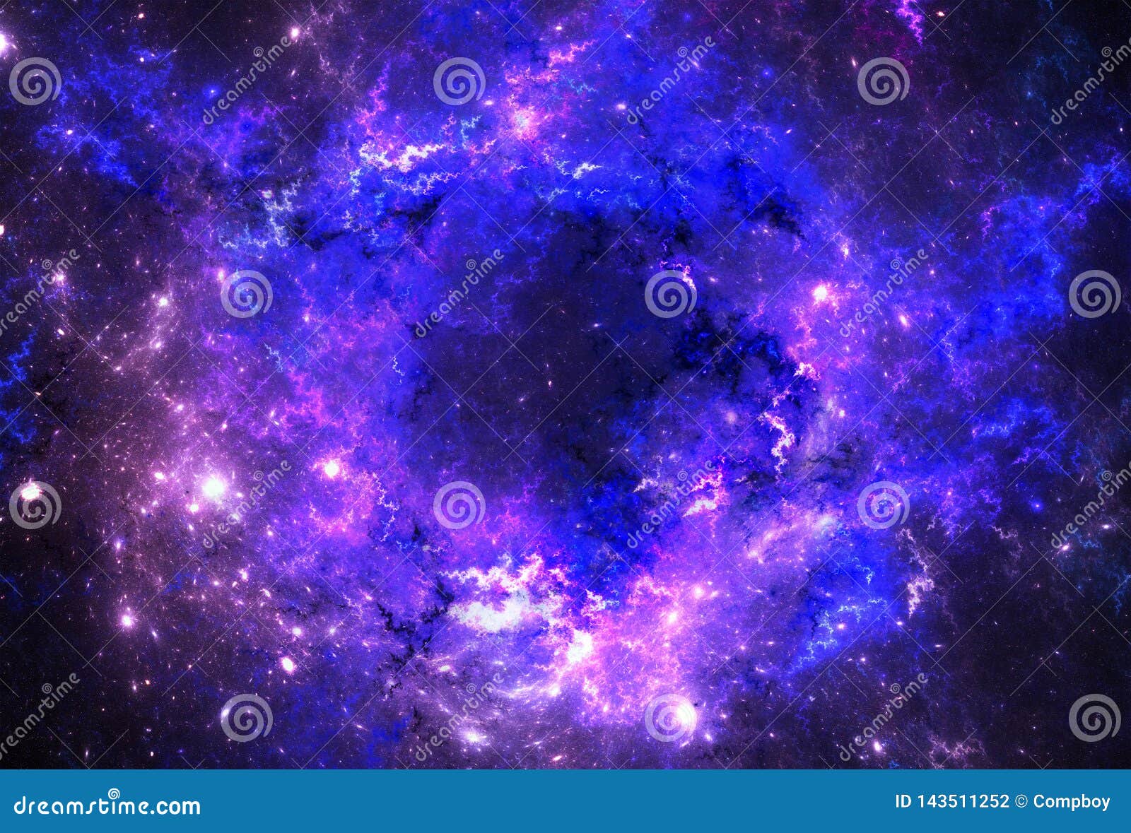 Dark deep space starfield stock illustration. Illustration of space ...