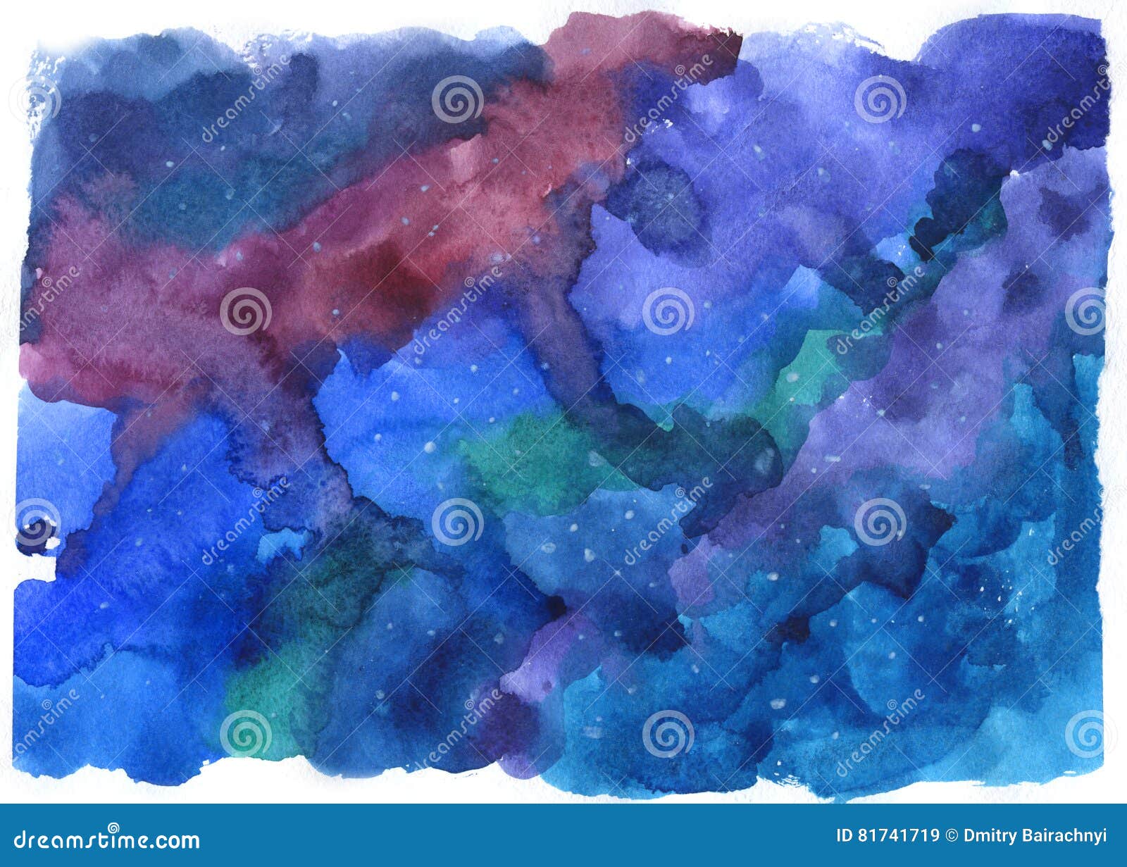 Dark and Deep Watercolor Pattern Stock Illustration - Illustration of ...