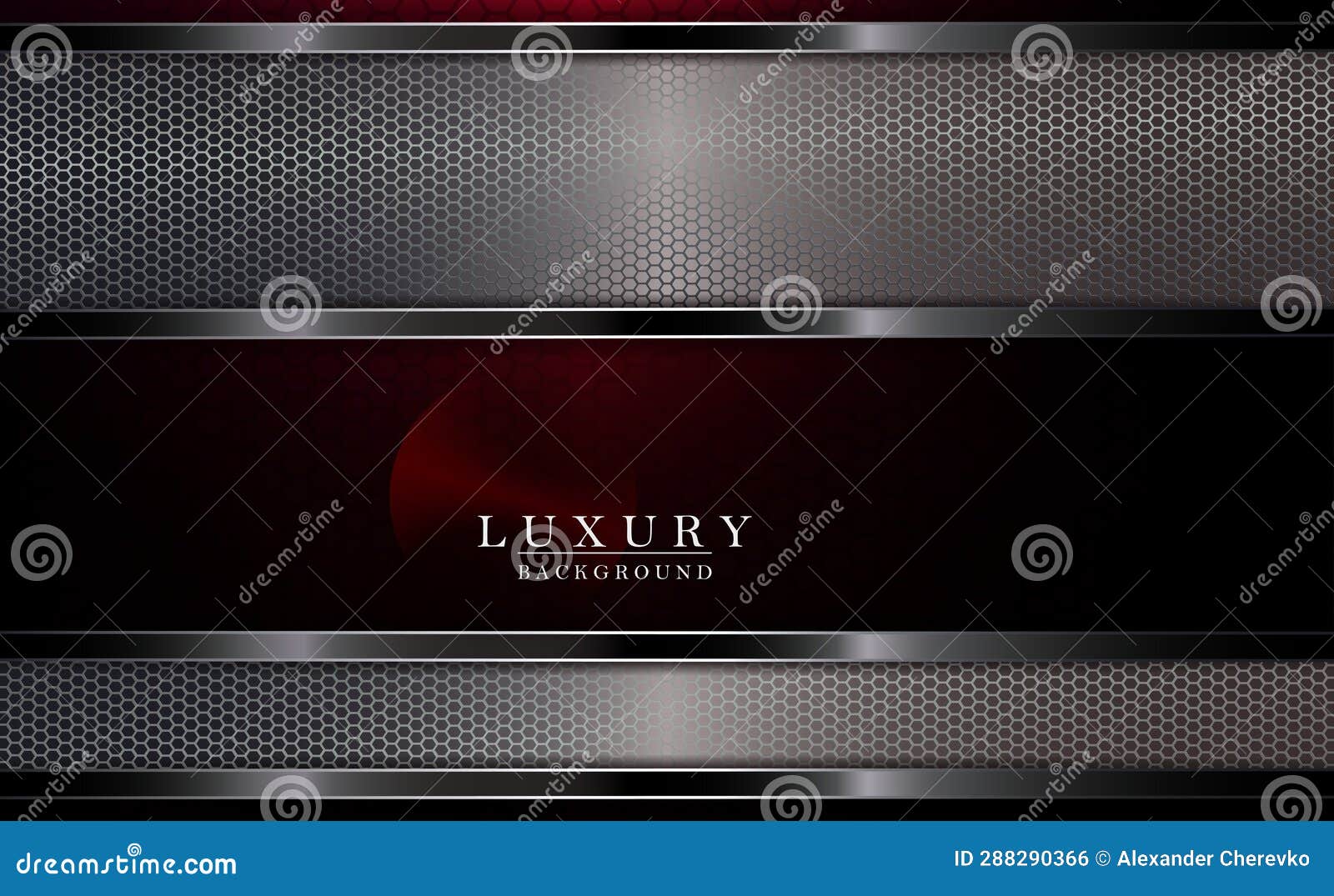 Dark Design with Horizontal Mesh Borders and Metallic Piping Stock ...