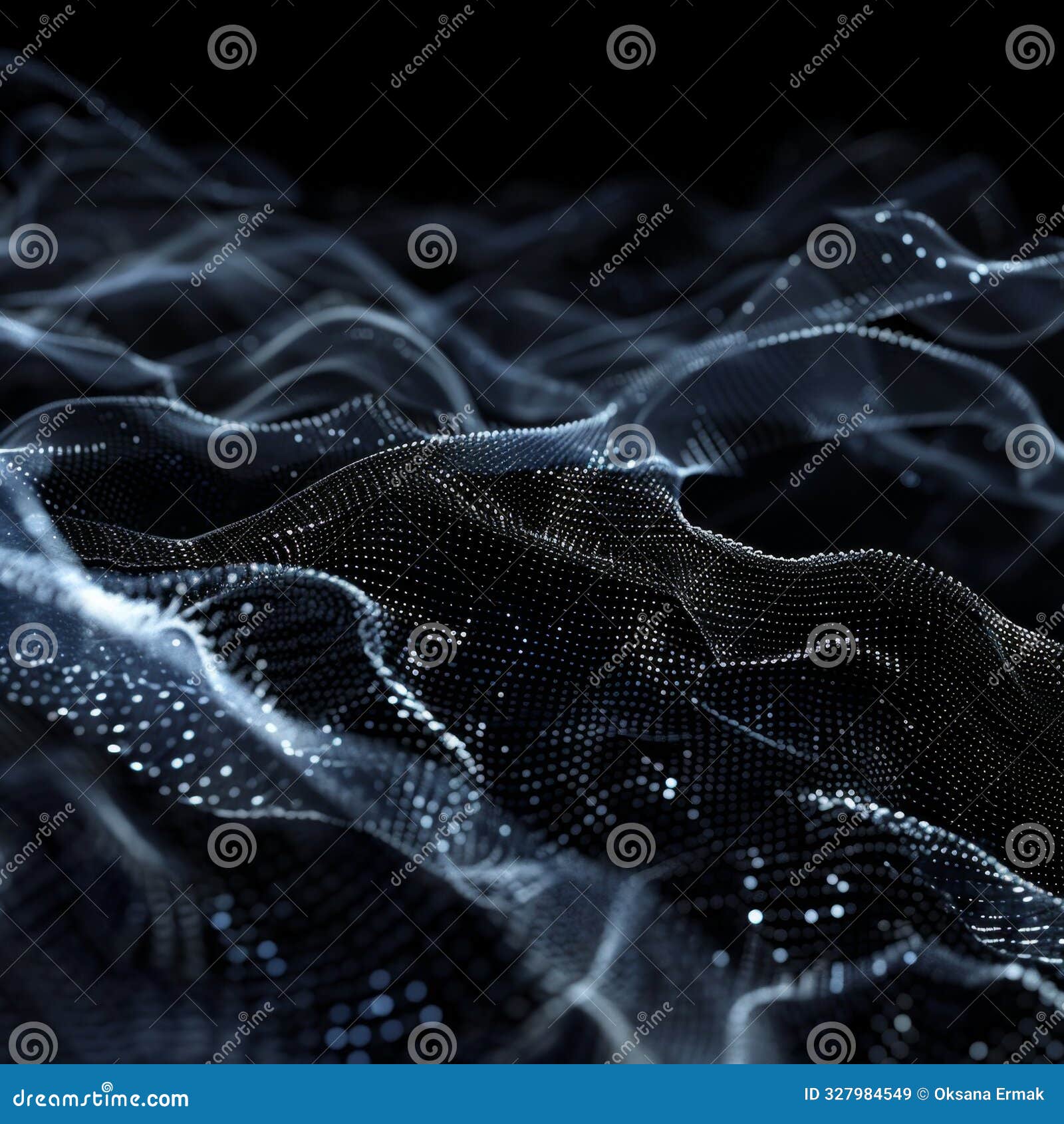 Dark Digital Background, Tech Waves Pattern, Digital Data Banner, Audio ...