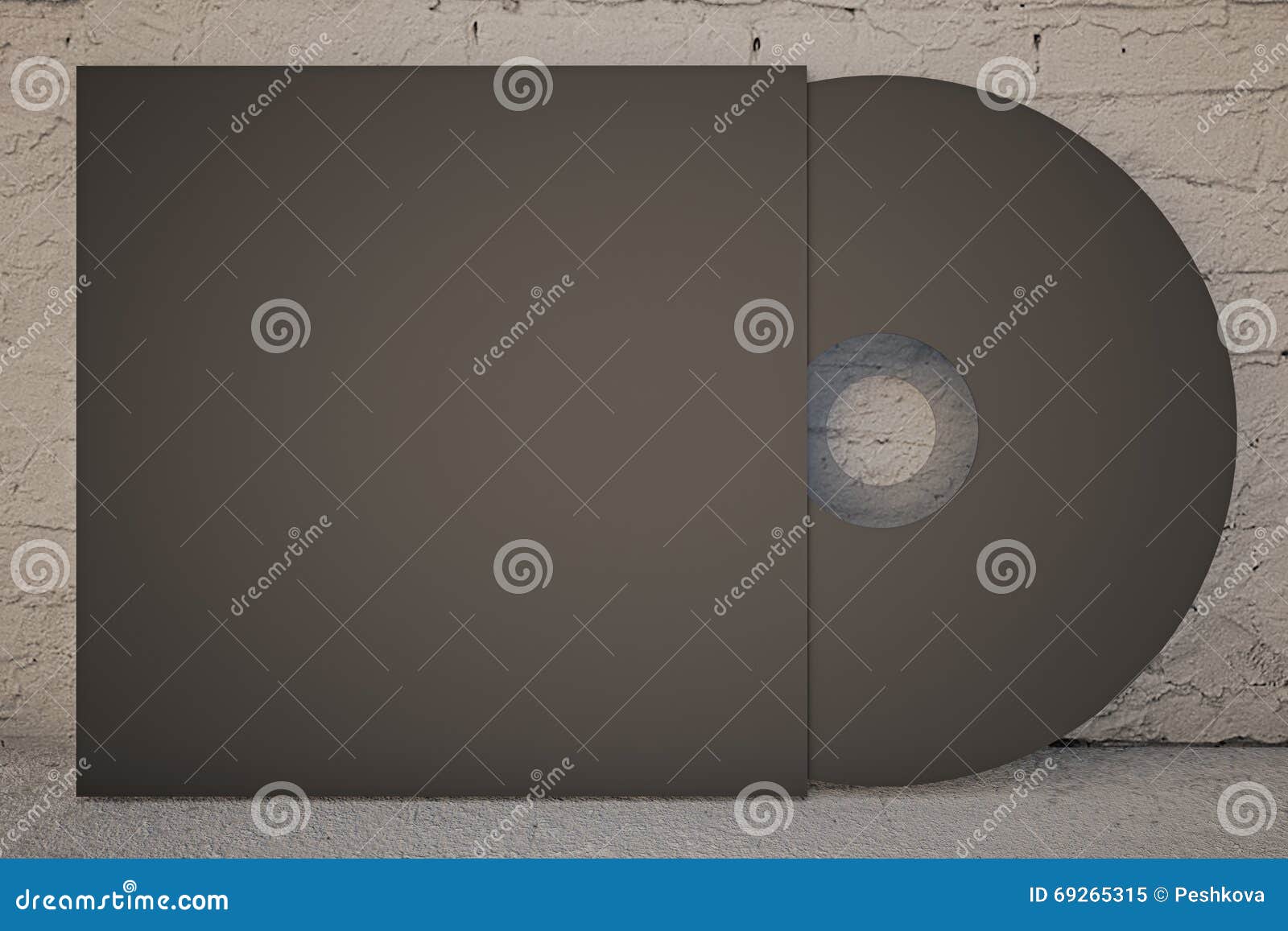 Dark disk stock illustration. Illustration of cement - 69265315