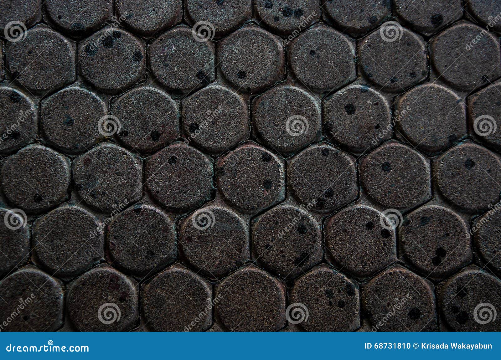 Dark Ditry Road Brick Worm Block Worm Background Royalty-Free Stock ...