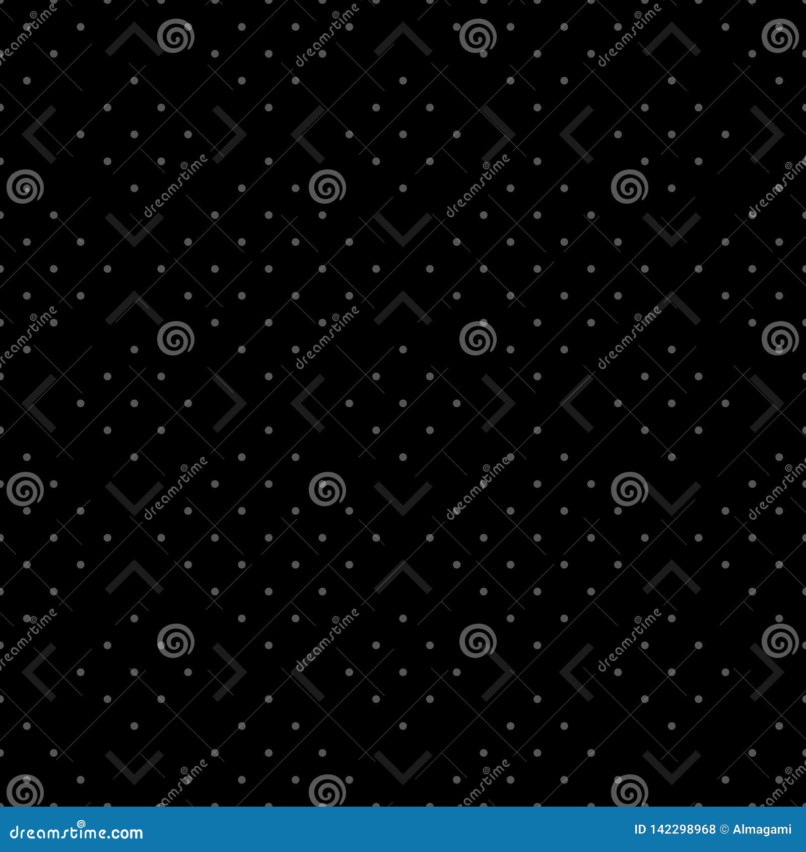 Dark Dotted Seamless Background Stock Vector - Illustration of paper ...