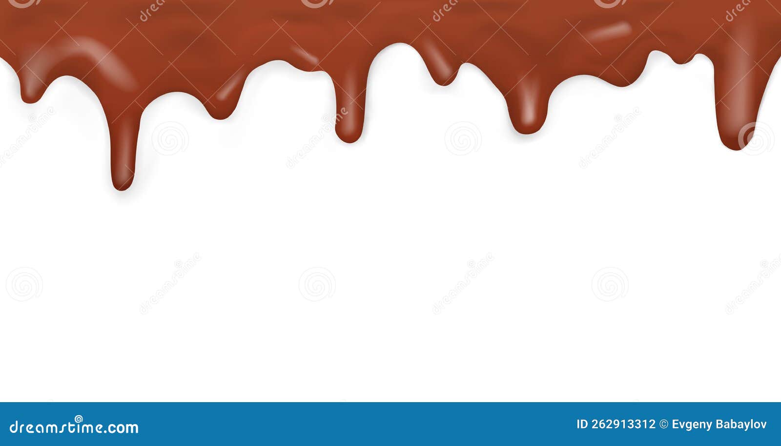 Dark Dripping Caramel, Pattern on White Background - Vector Stock ...