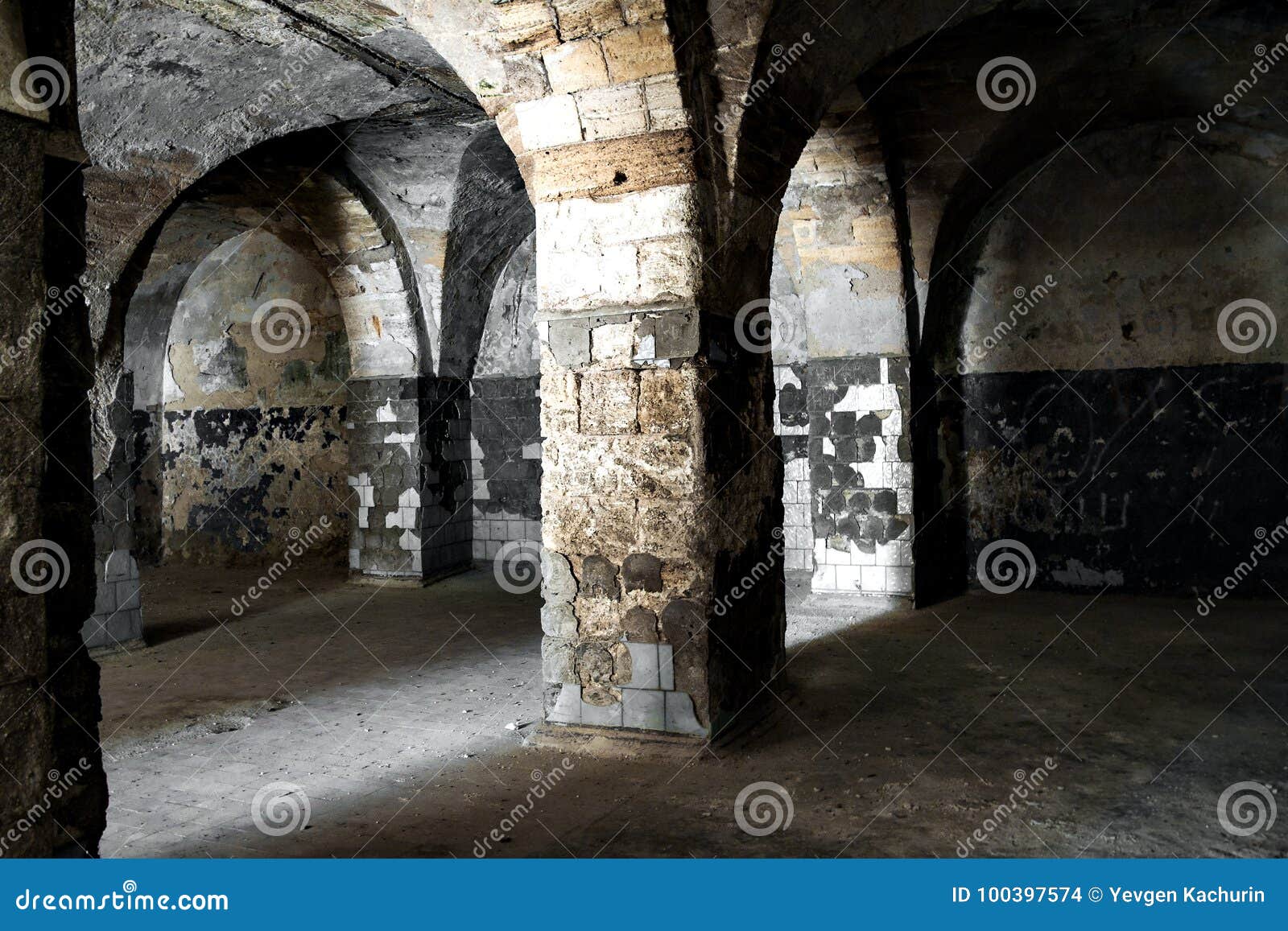 Dungeon of the Old Castle stock photo. Image of background - 100397574