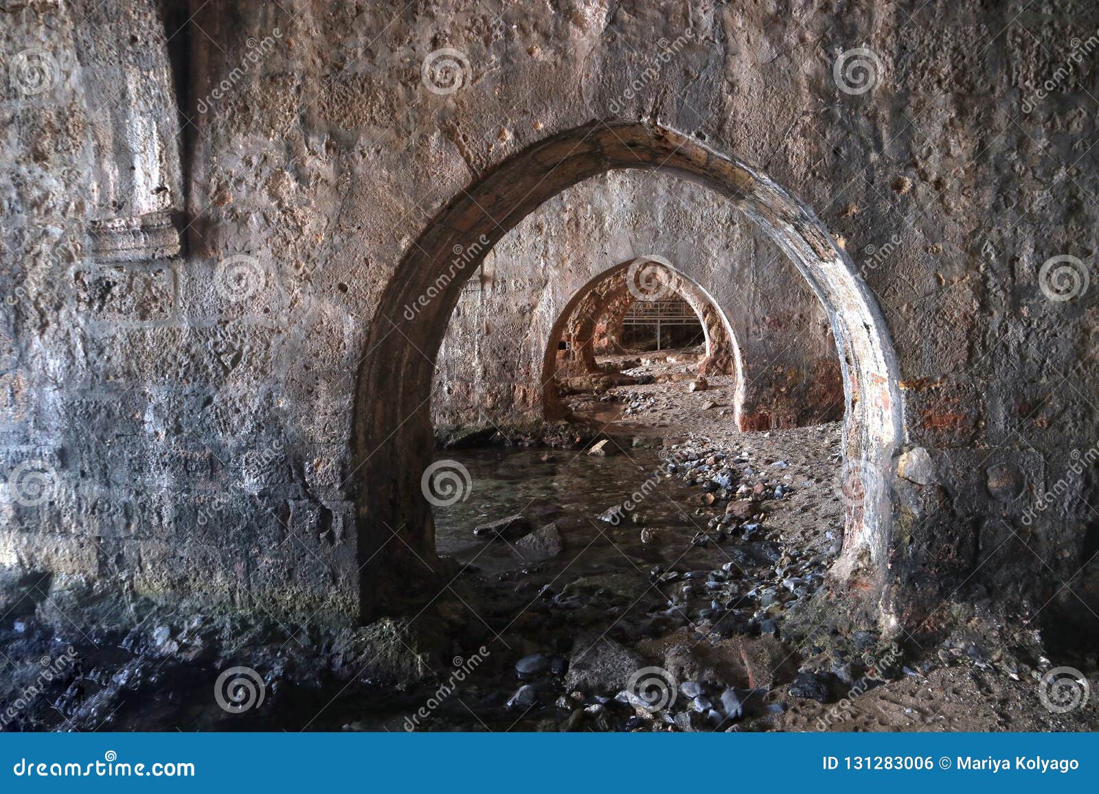 A Dark Dungeon of an Old Castle. Stock Photo - Image of dungeon, black ...